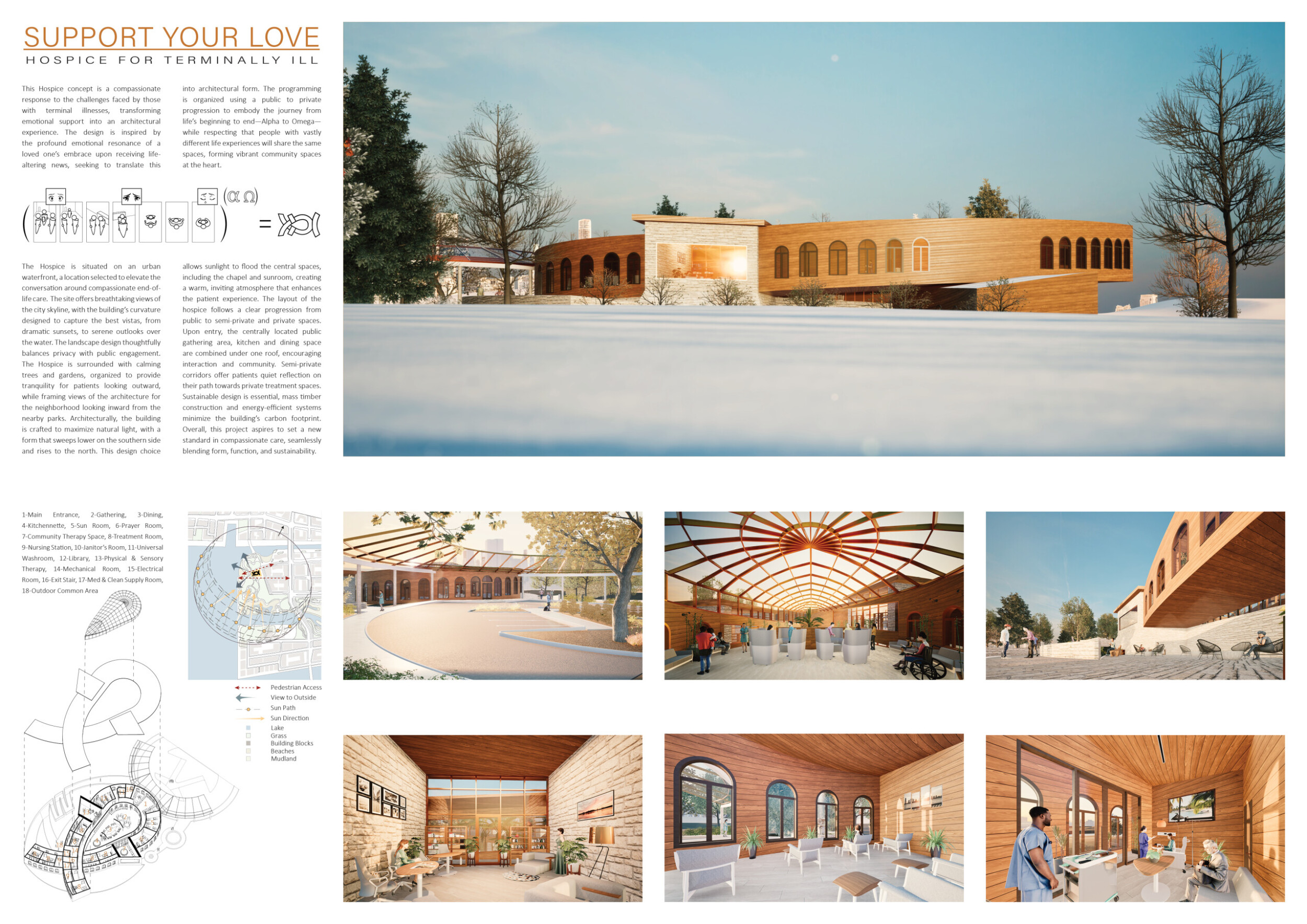 Architecture project // Curvilinear Design Featuring Sustainable Wooden ...