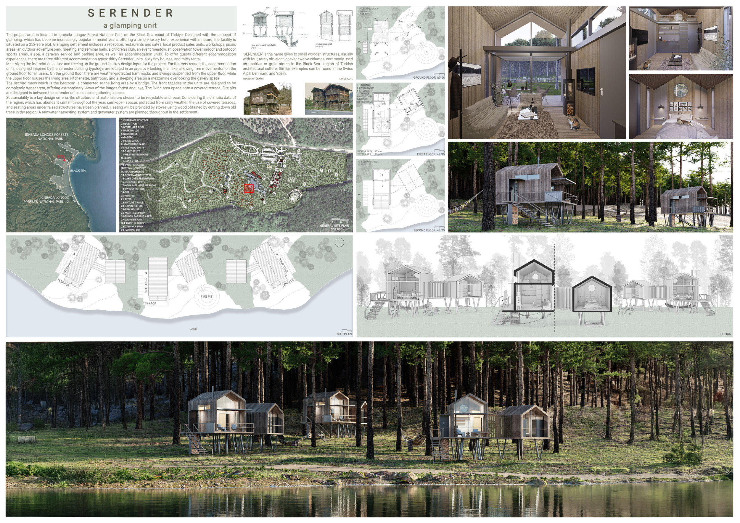 Architecture project // Elevated Stilt Structures Featuring Laminated ...