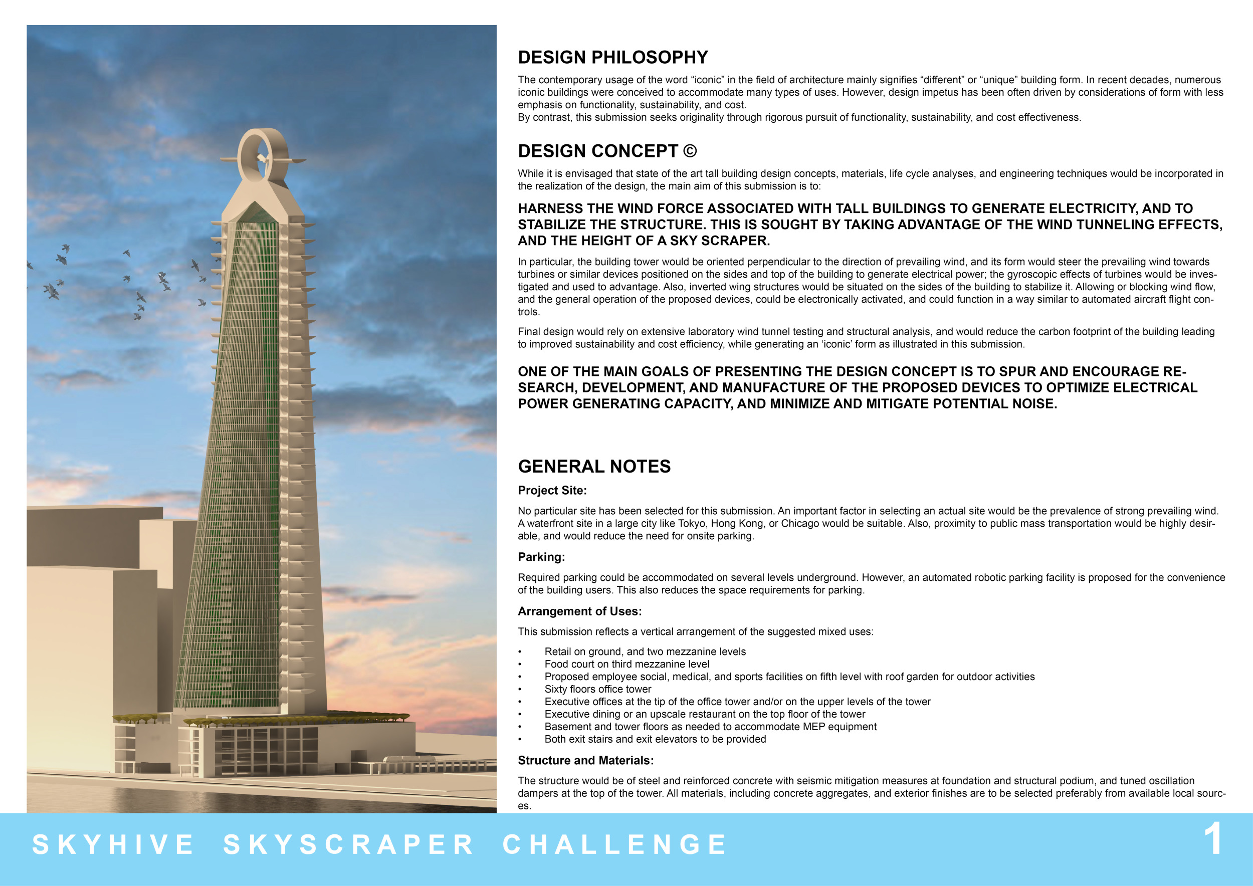 Architecture project // Harnessing Wind Energy Through Aerodynamic ...