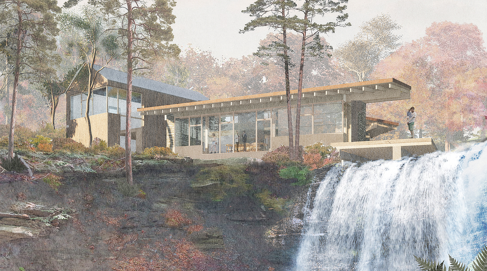 Howard Waterfall Retreat competition 3rd Prize winners - Jamie Kevin ...