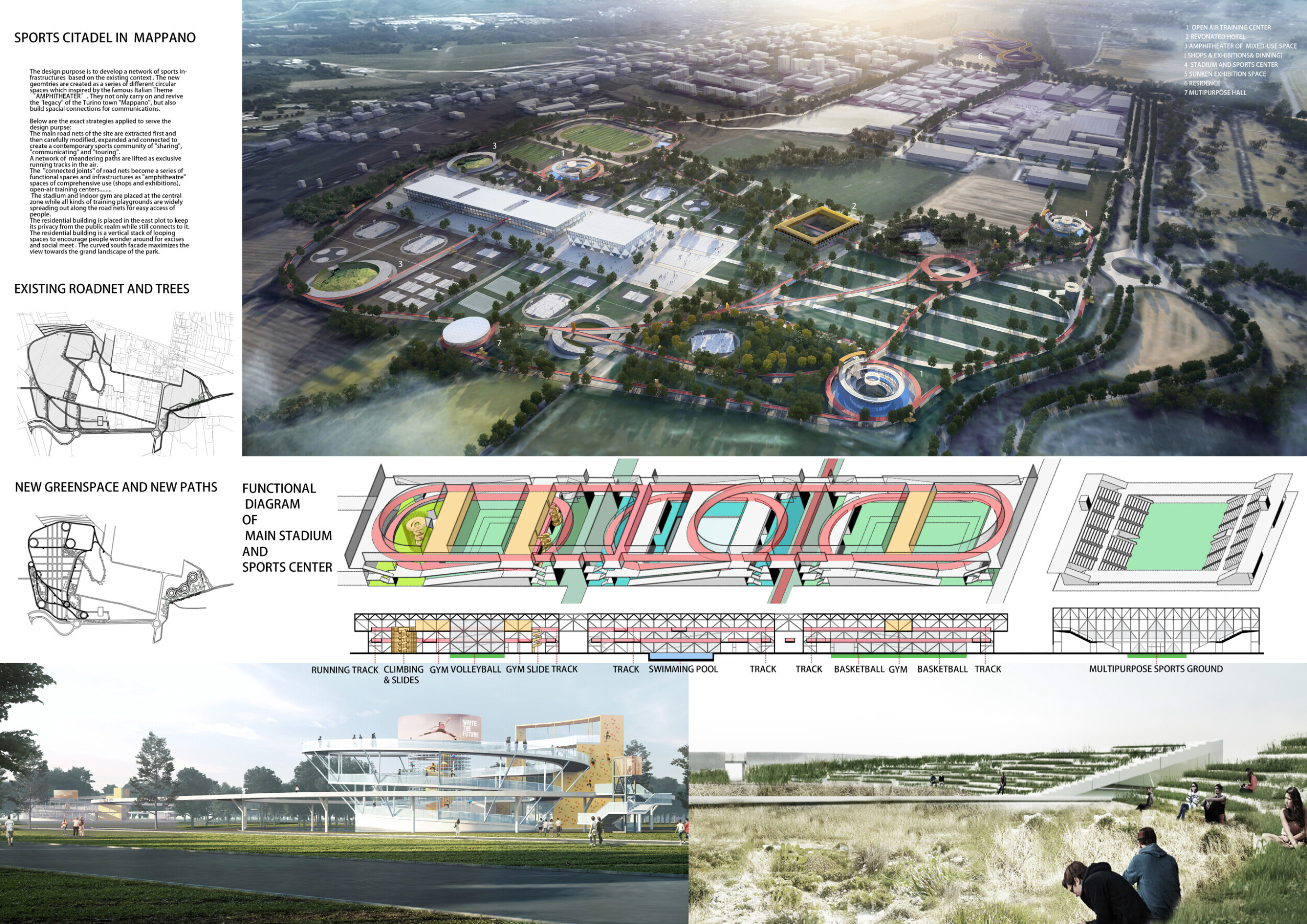 Architecture projects - basketball // Buildner