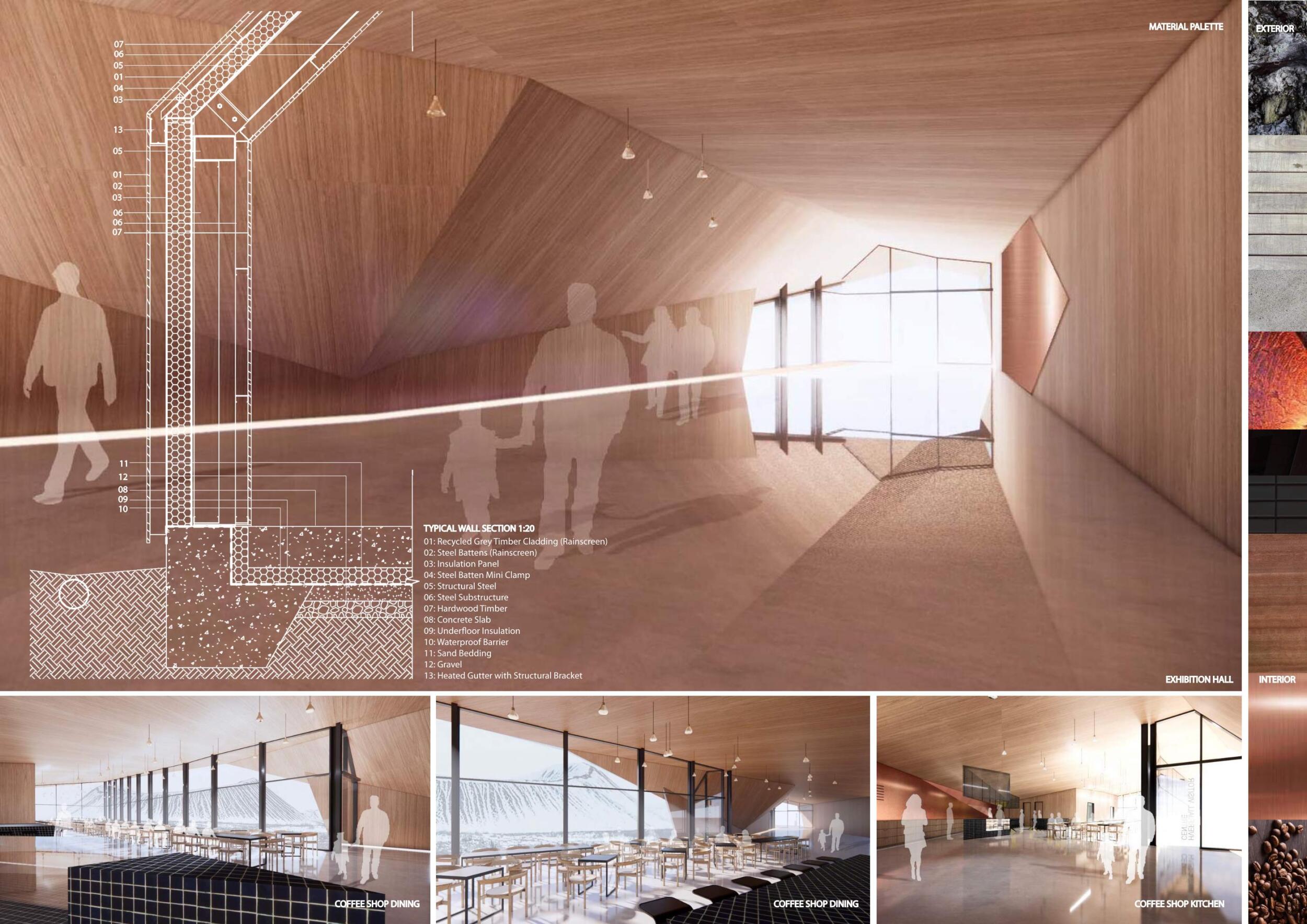 Architecture project // Emphasizing Geological History with Insulated ...