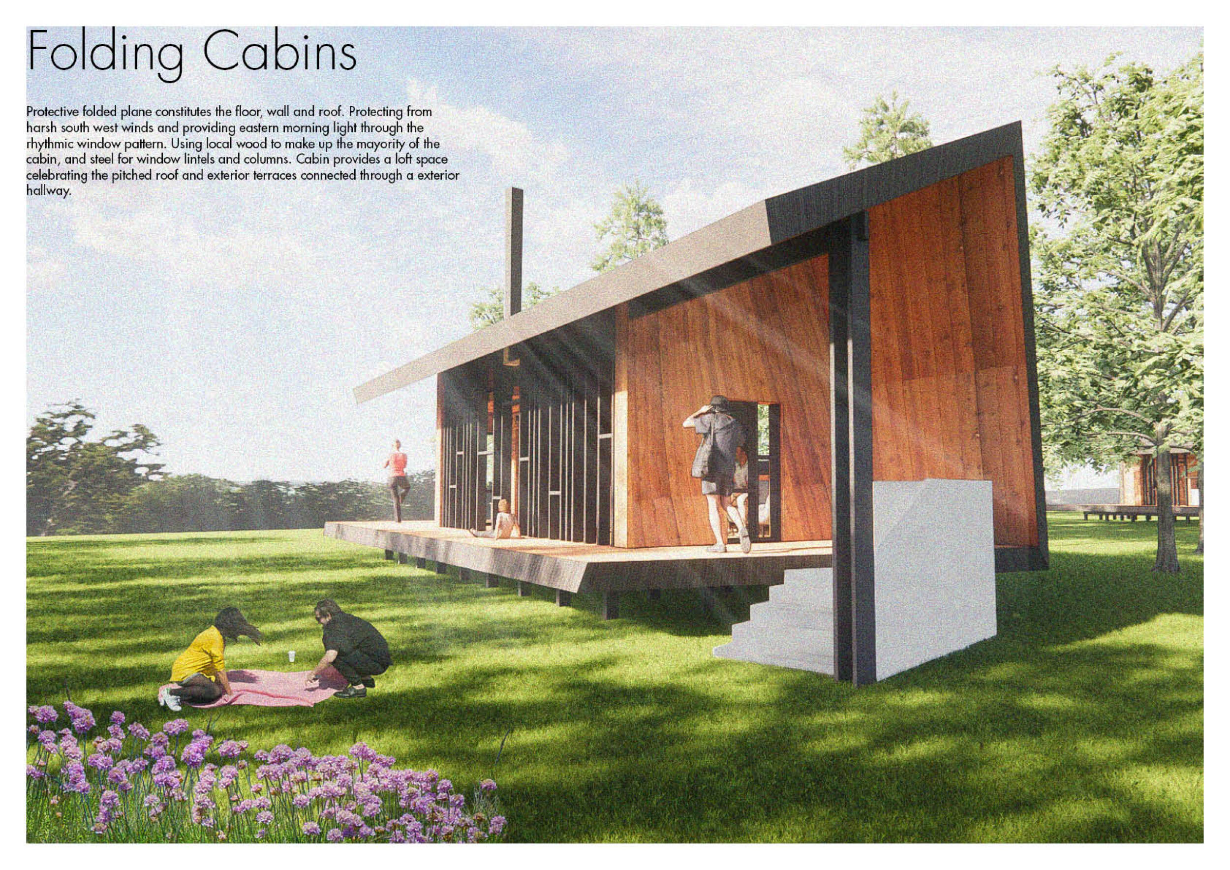 Architecture project // Rhythmic Windows and Folded Planes in a Compact ...