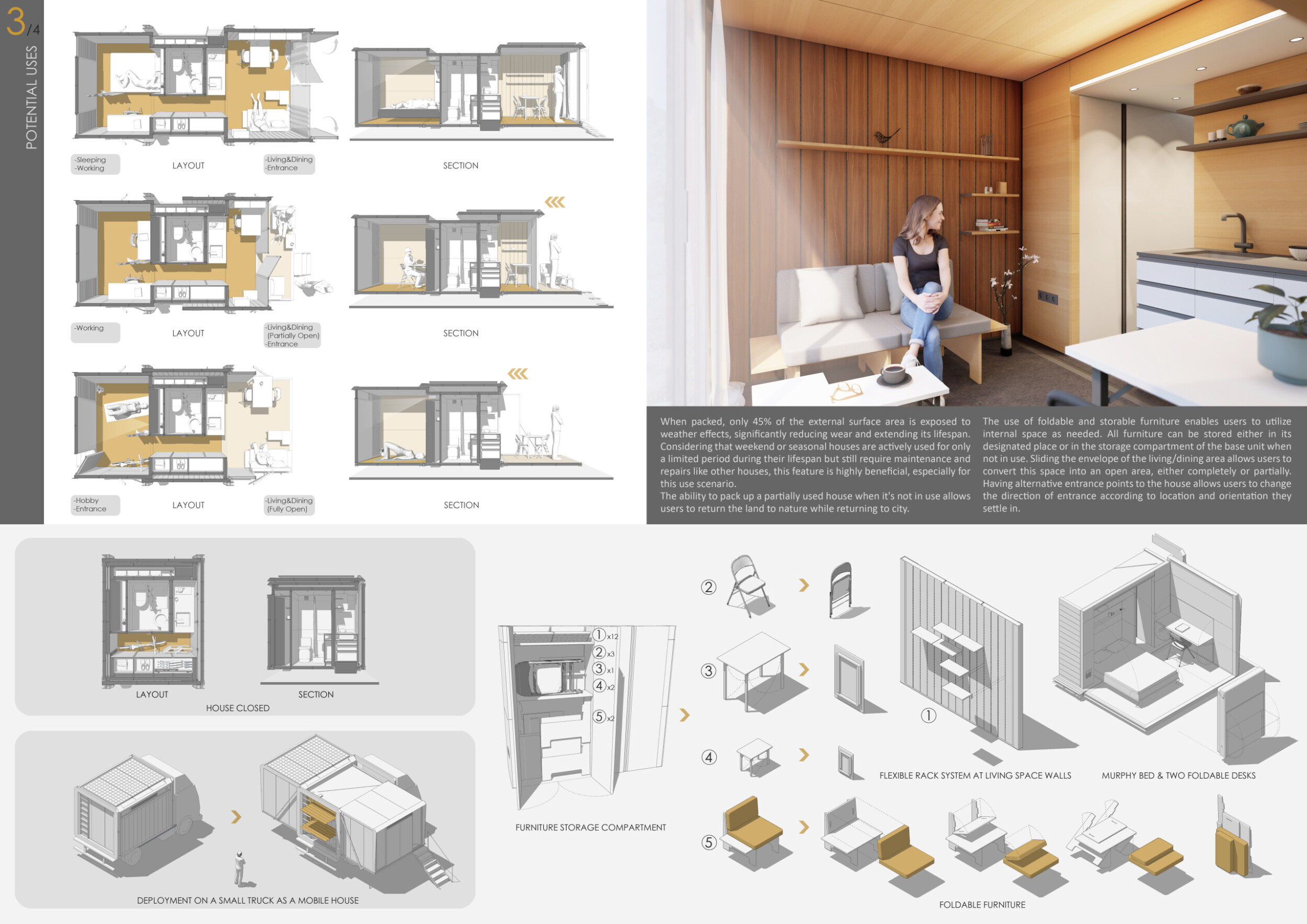 Architecture project // Modular Living with Steel Frame and Eco ...