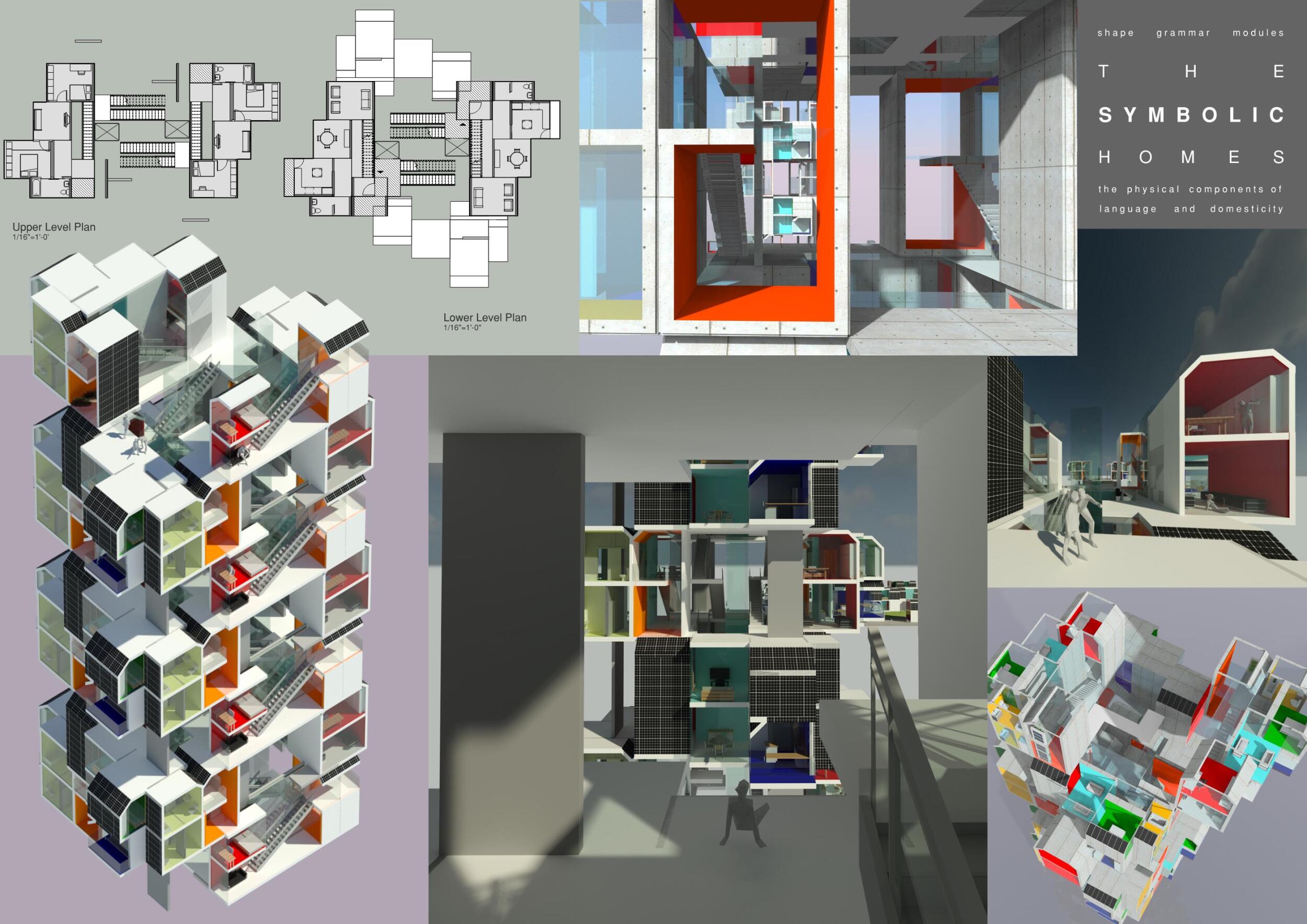Architecture project // Symbolic Living Spaces with Integrated Giardina ...