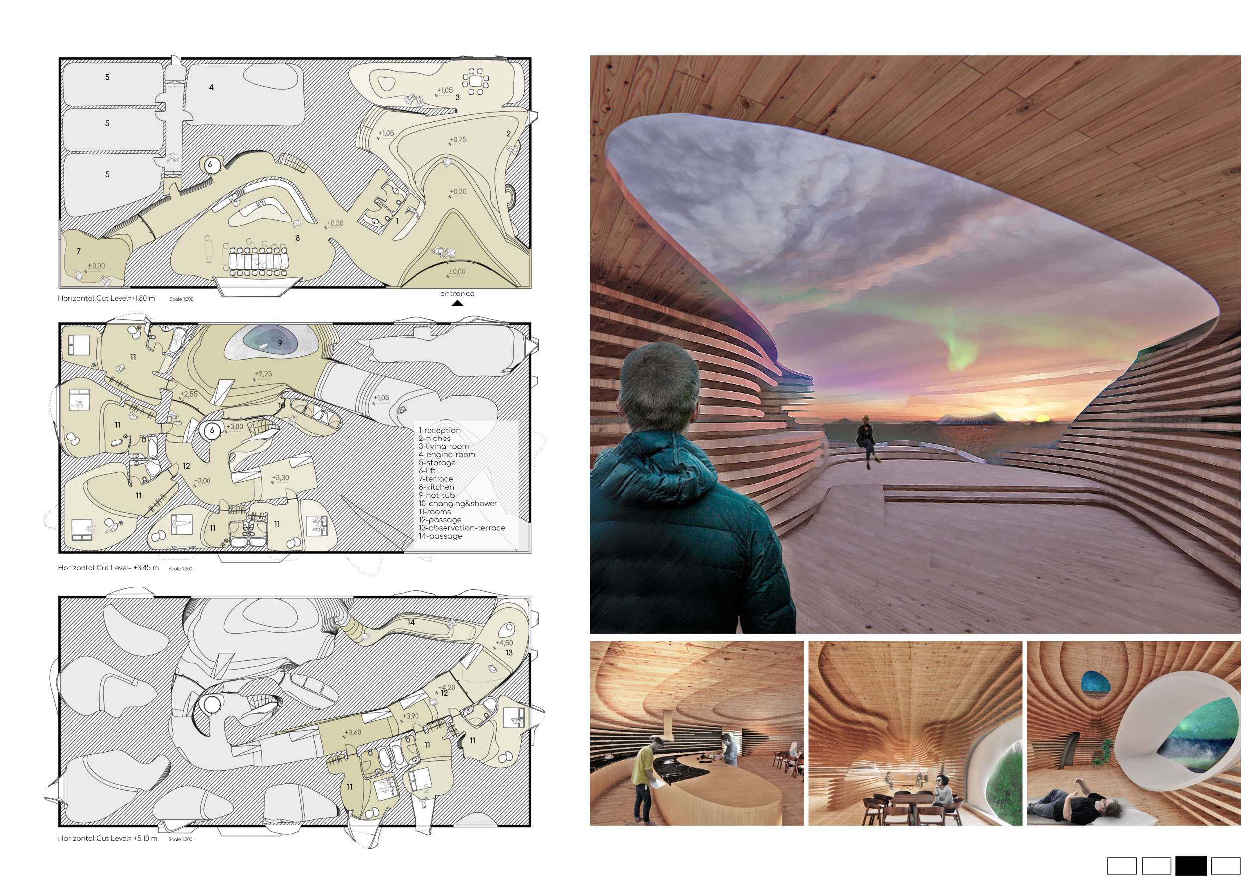 Architecture project // Exploring Cave-Like Niches in a Fluid Form ...