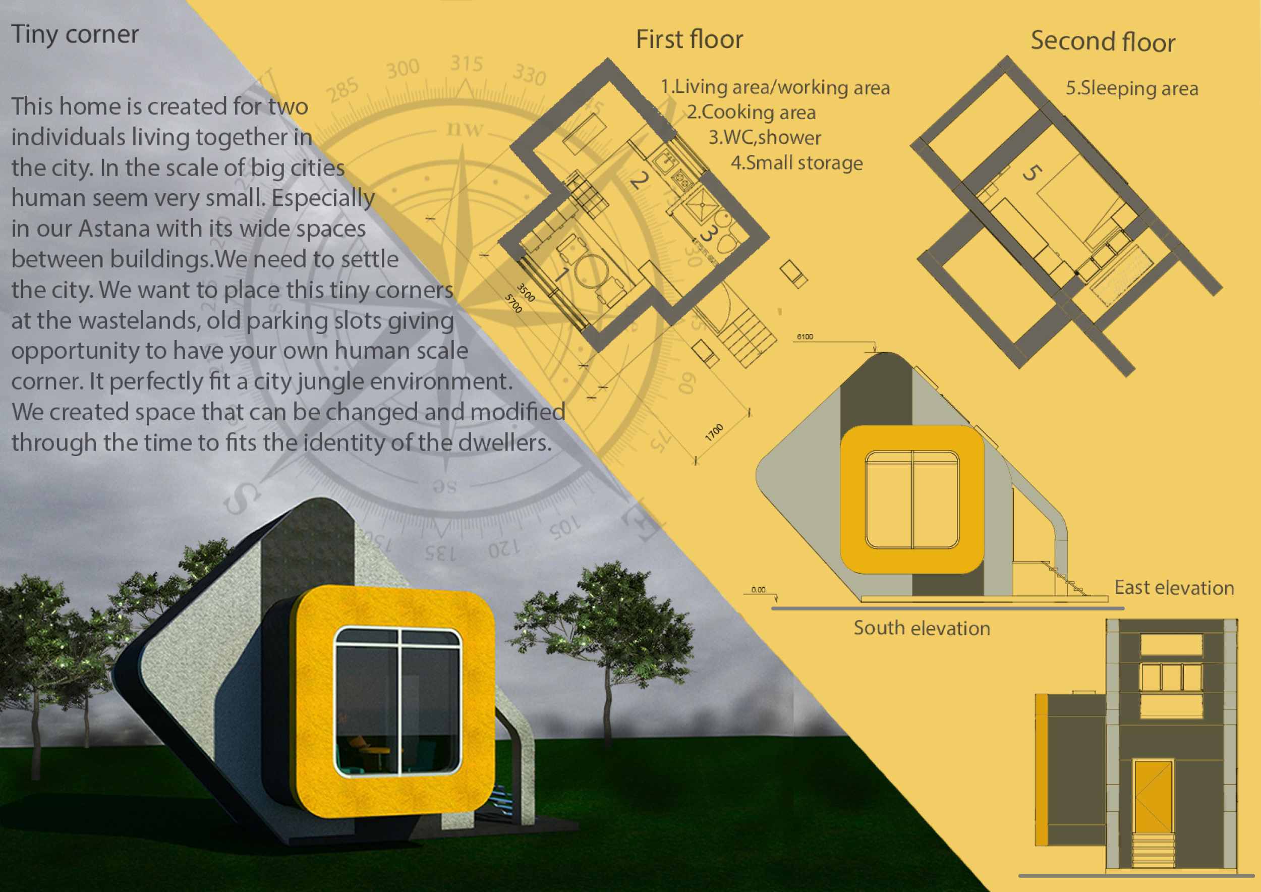 Architecture project // Elevated Living with Transformable Spaces and ...