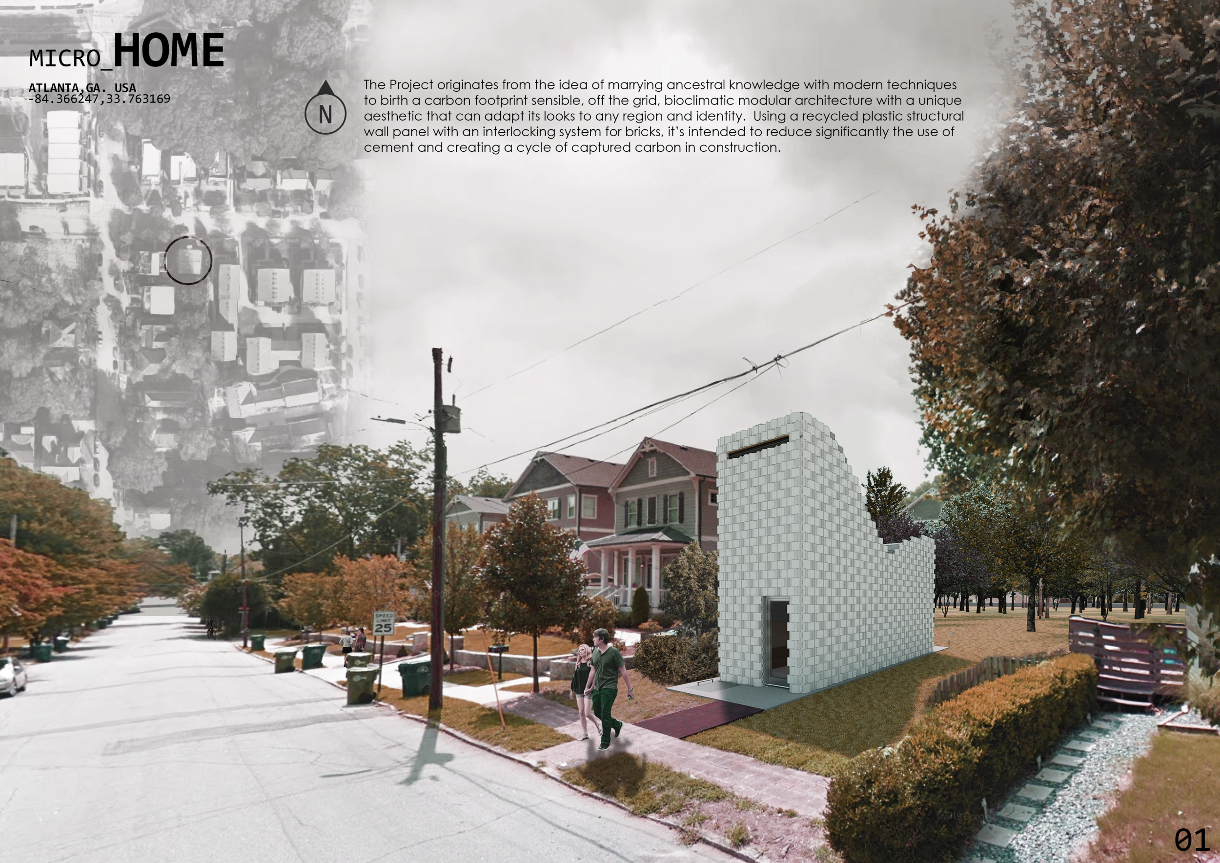 Architecture project // Recycled Plastic Walls and Terracotta Units in ...