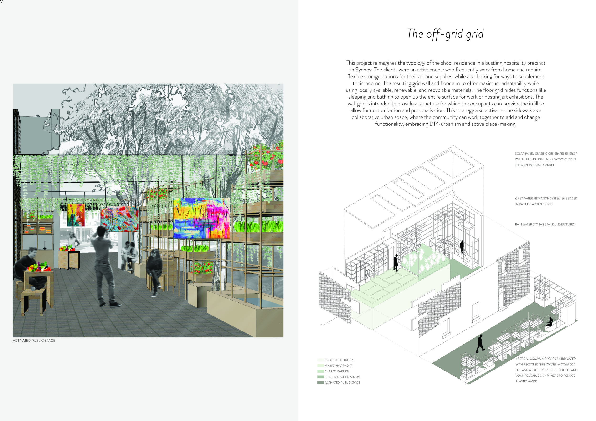 Architecture project // Adaptable Living Within a Vertical Garden of ...