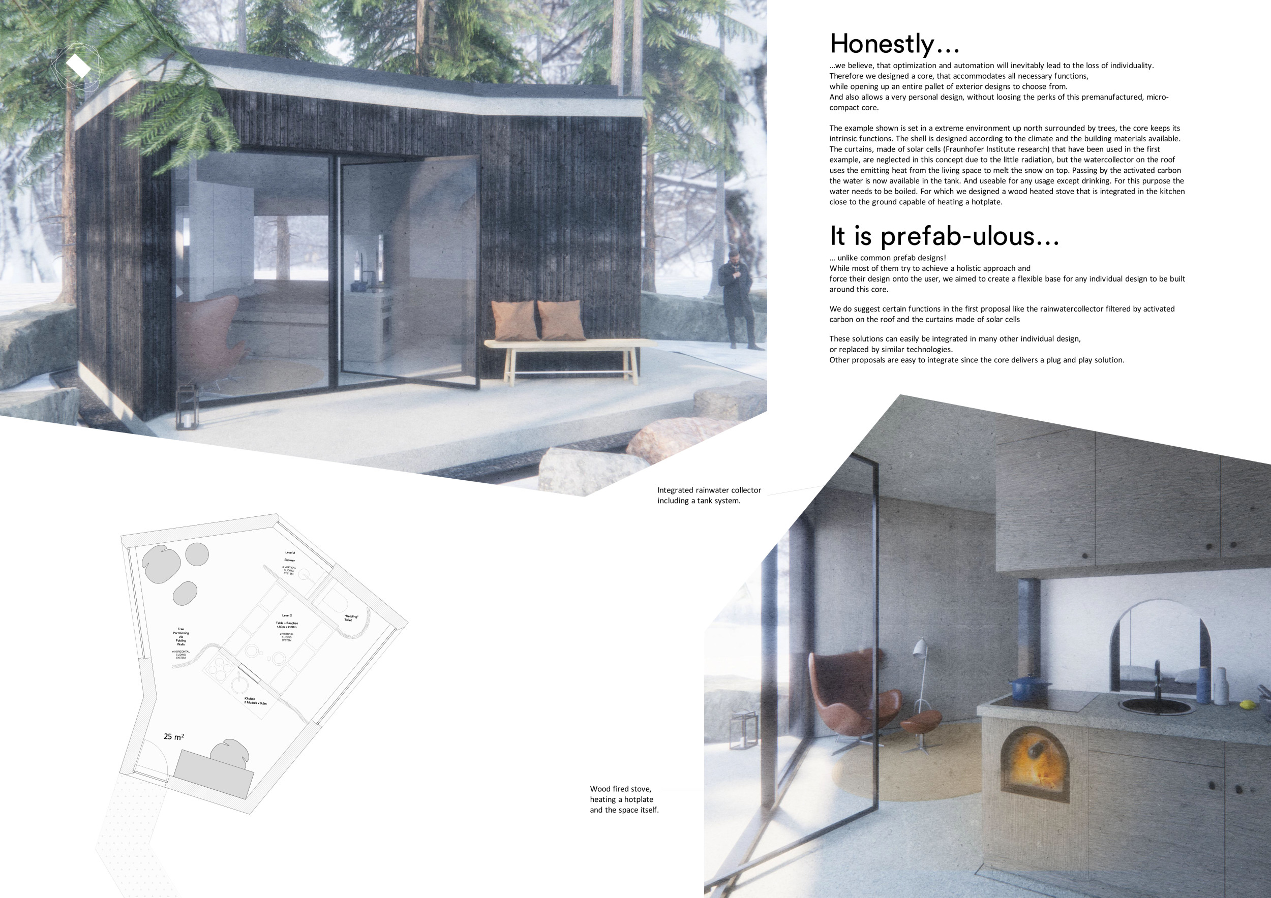 Architecture project // Foldable Paper Walls in a Height-Adjustable ...