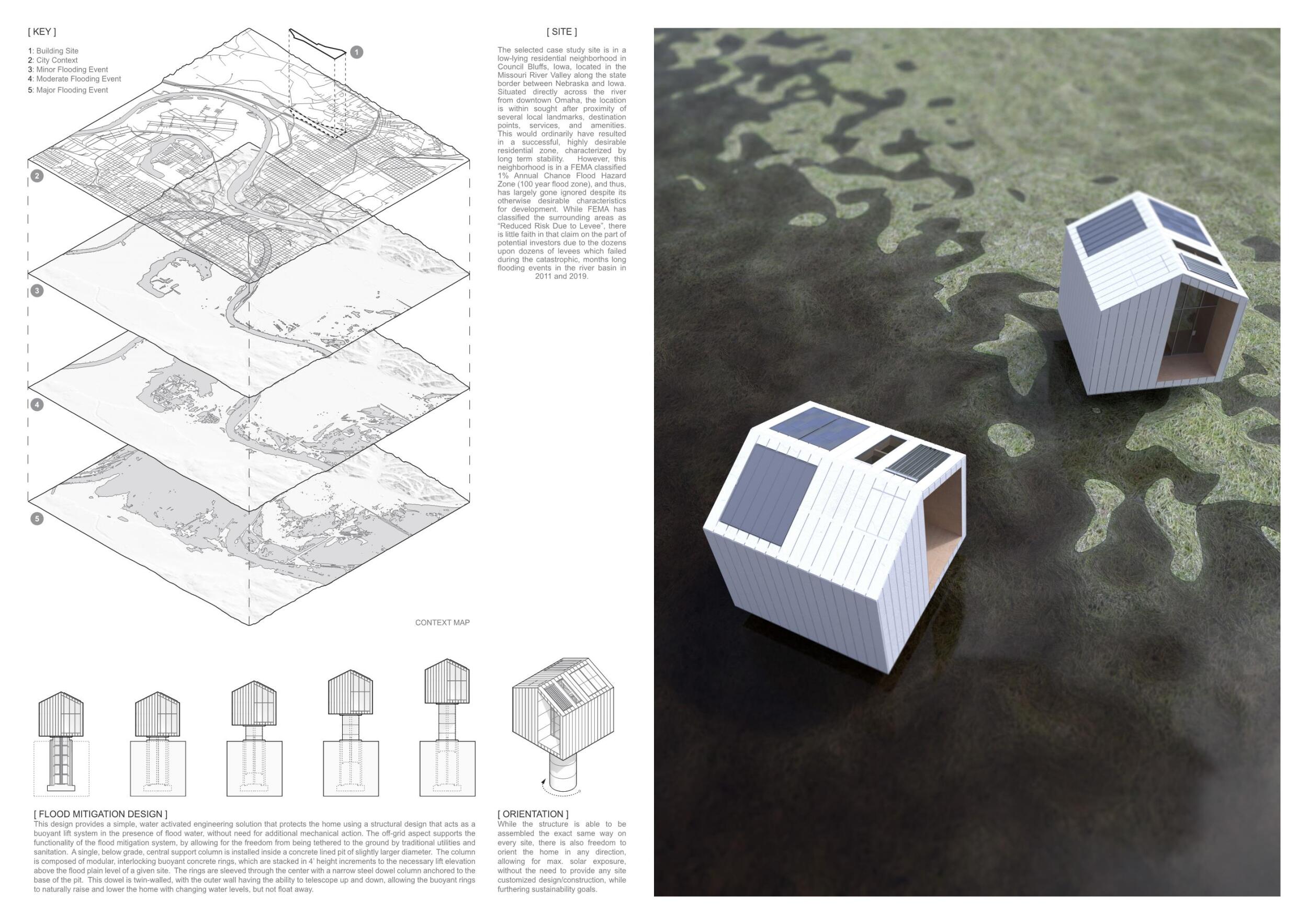 Architecture project // Buoyant Flood-Resistant Design Featuring Acacia ...