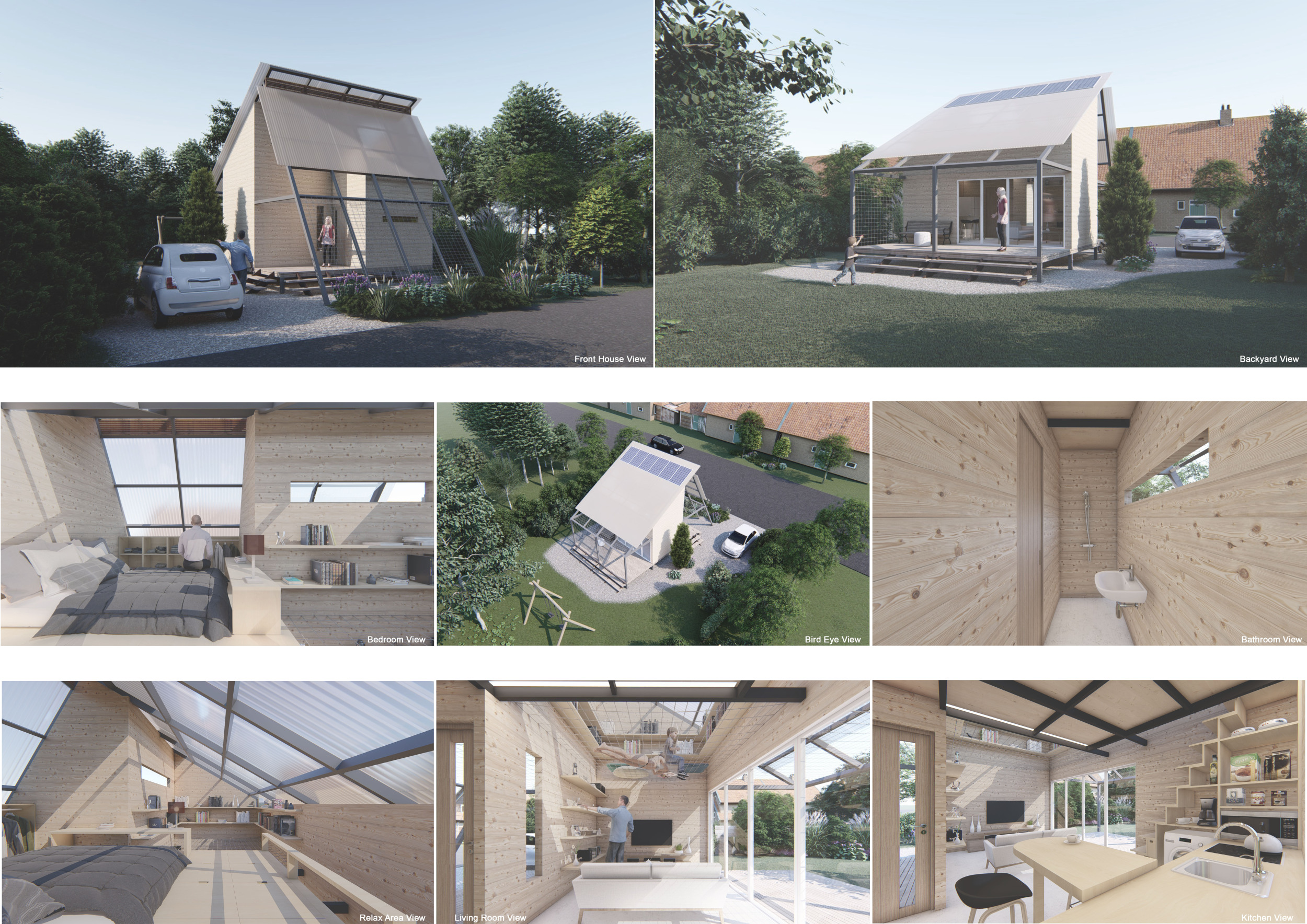 Architecture project // Polycarbonate Roofs and Water Catchment ...