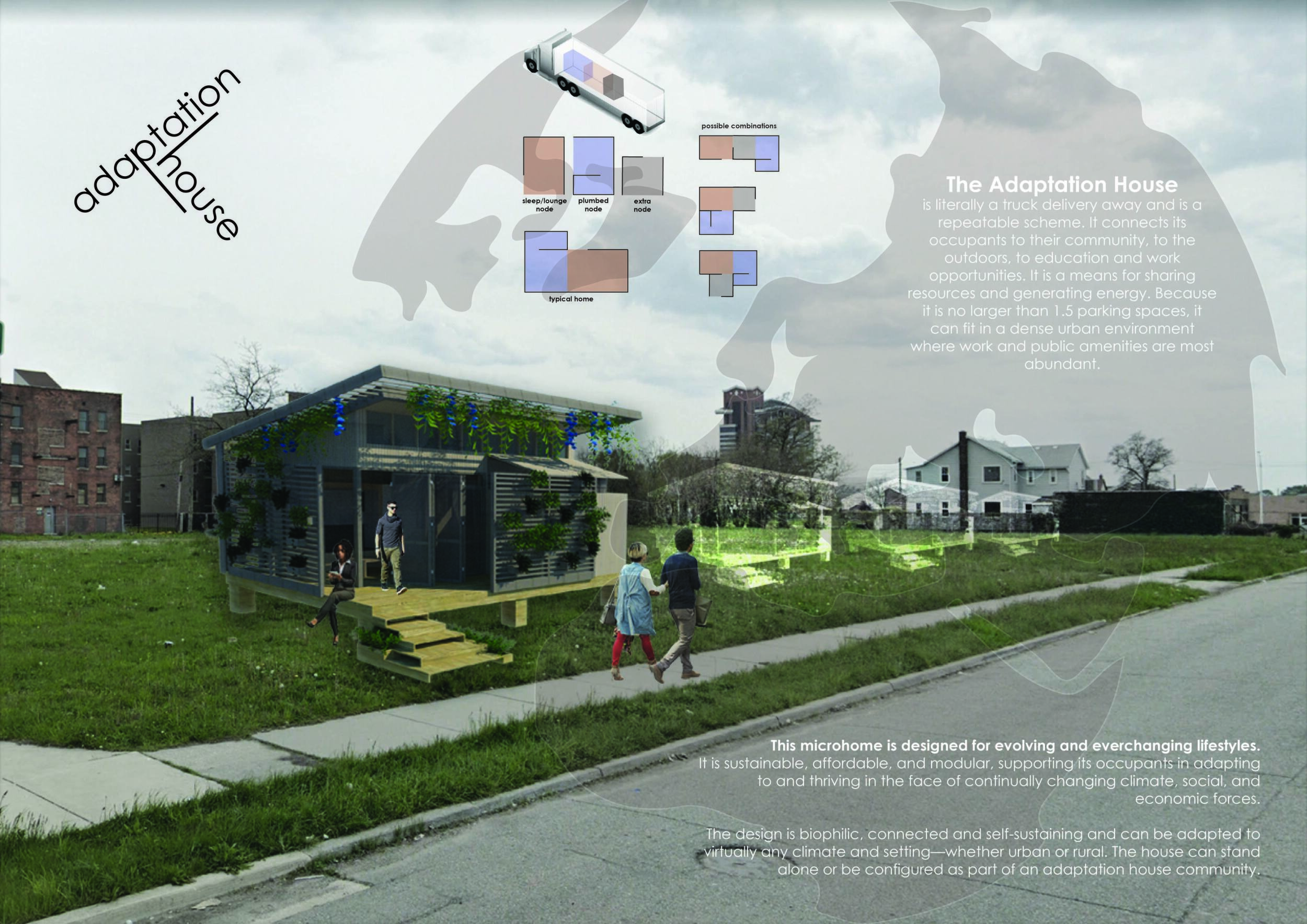 Architecture project // Solar Chimney and Recycled Wood Create ...