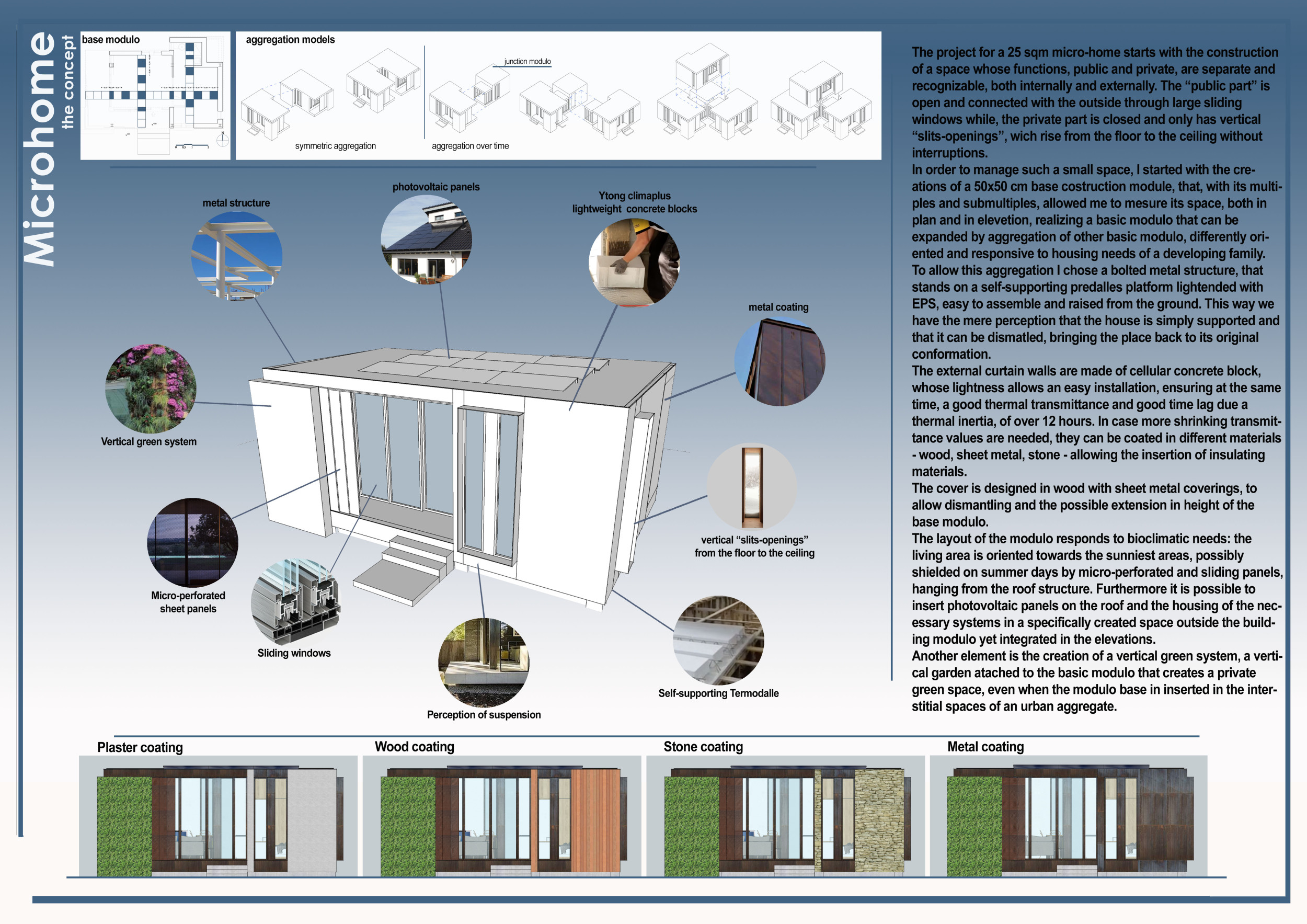 Architecture project // Vertical Green Systems and Cellular Concrete in ...