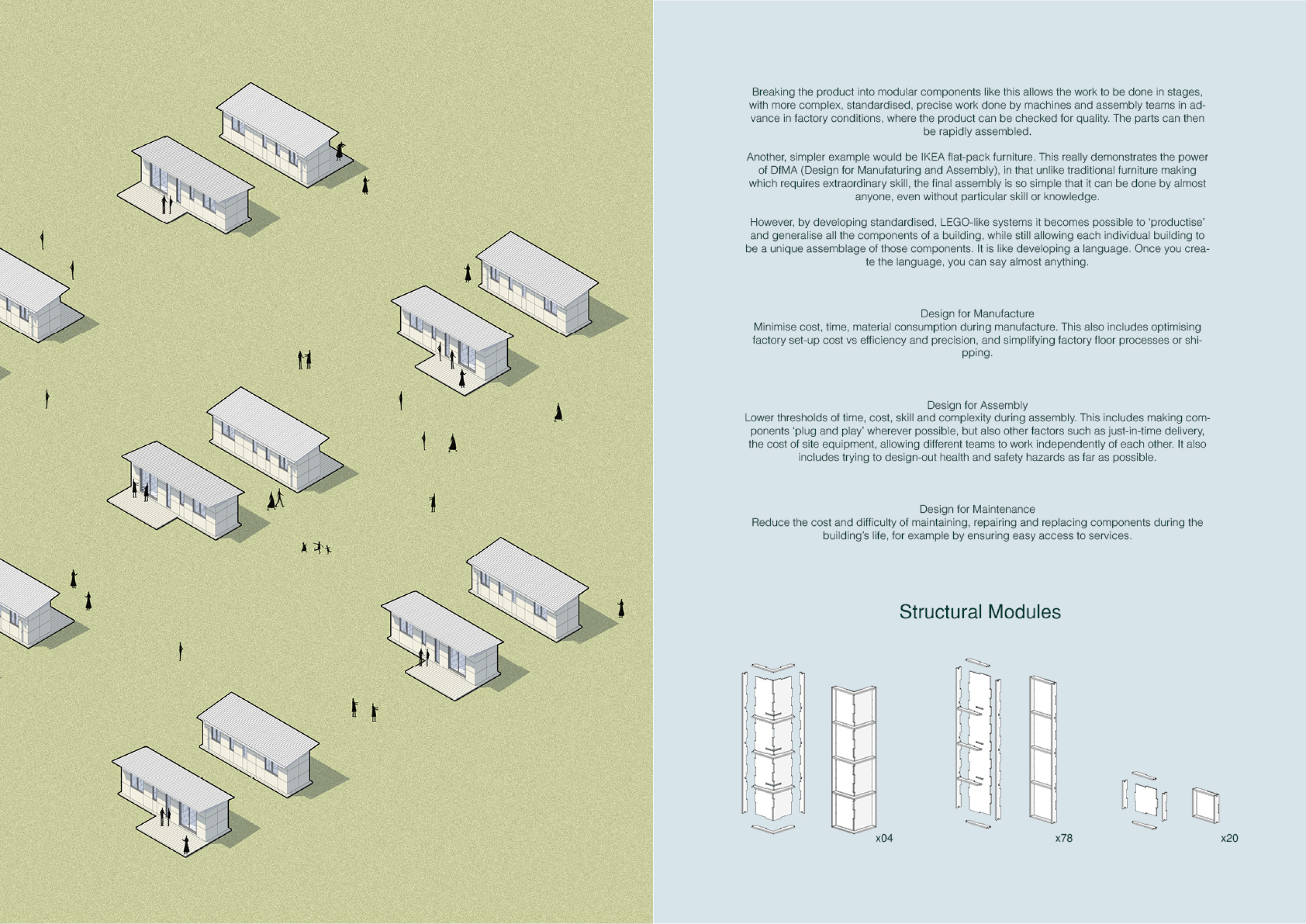 Architecture project // Metal Tiles and Modular Shapes in Sustainable ...