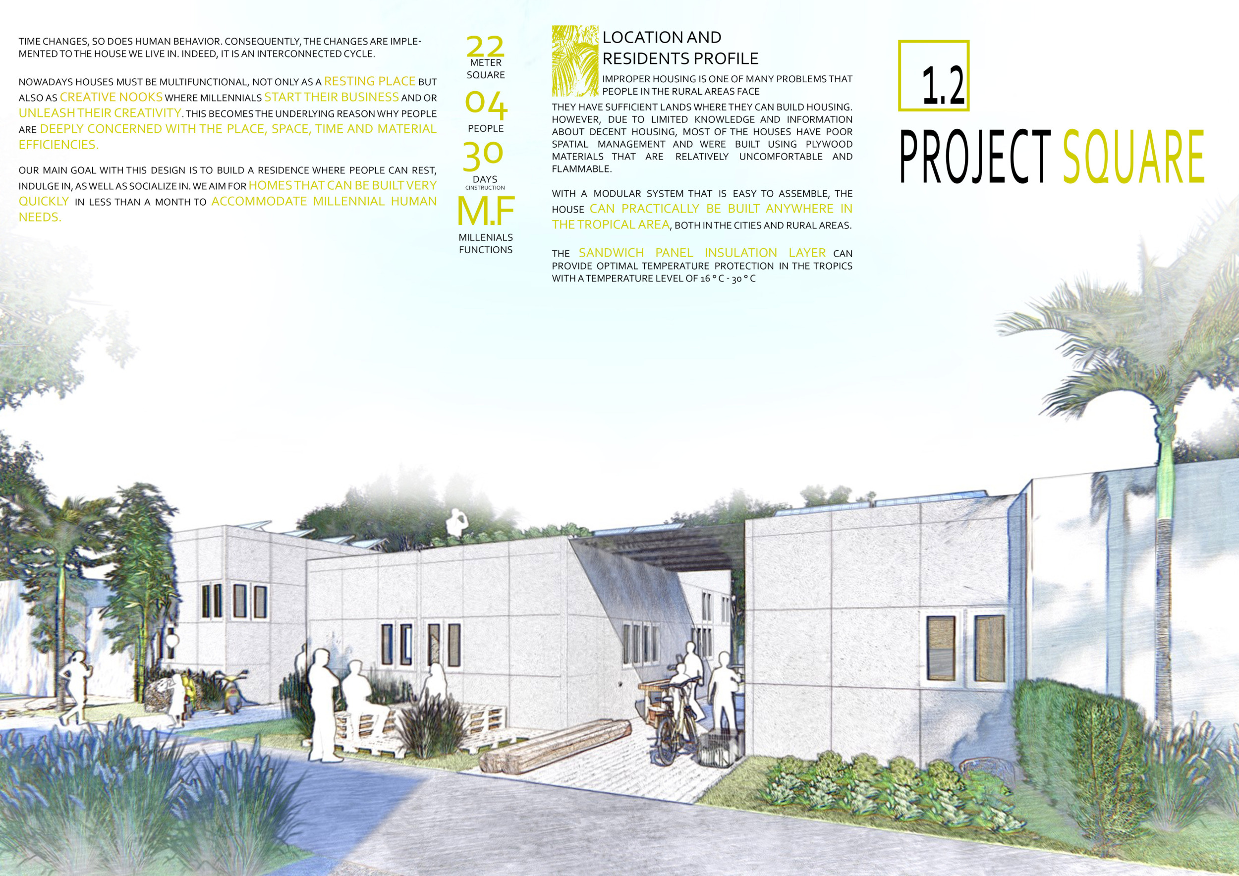Architecture project // Honeycomb Composite Panels Integrated Within a ...