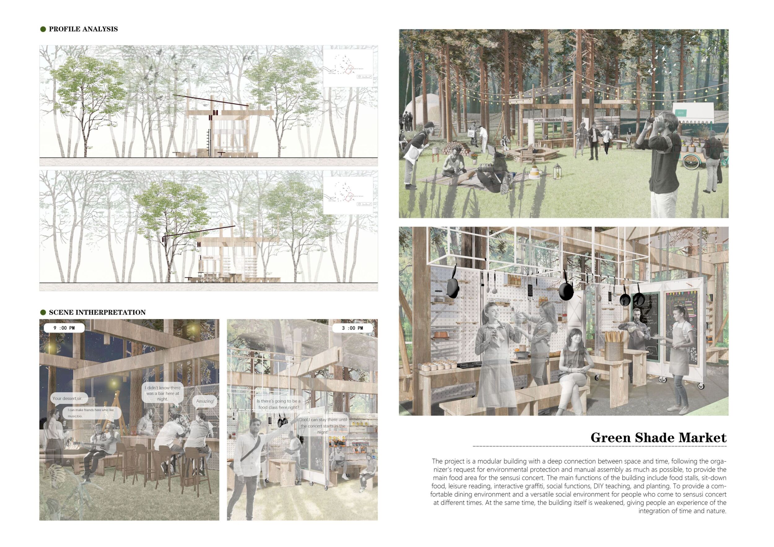 Architecture project // Frosted Acrylic Canopies and Modular Spaces for ...