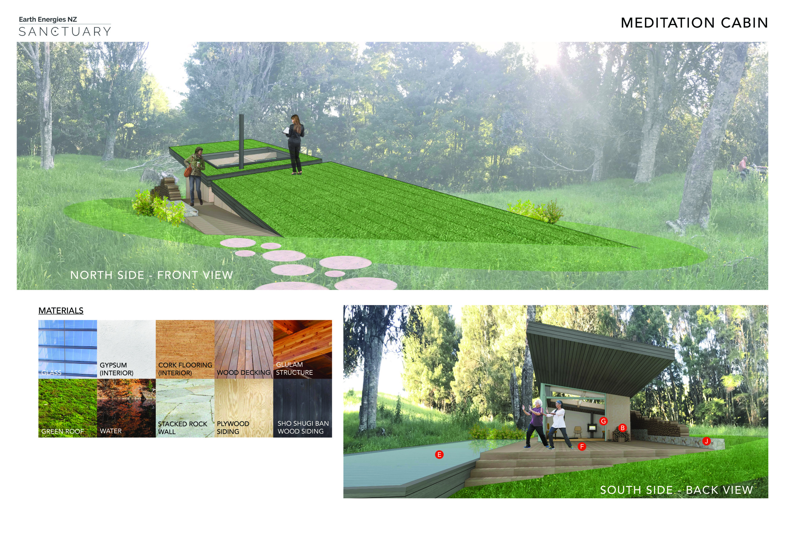 Architecture project // Vibrational Essence Sanctuary with Glulam ...