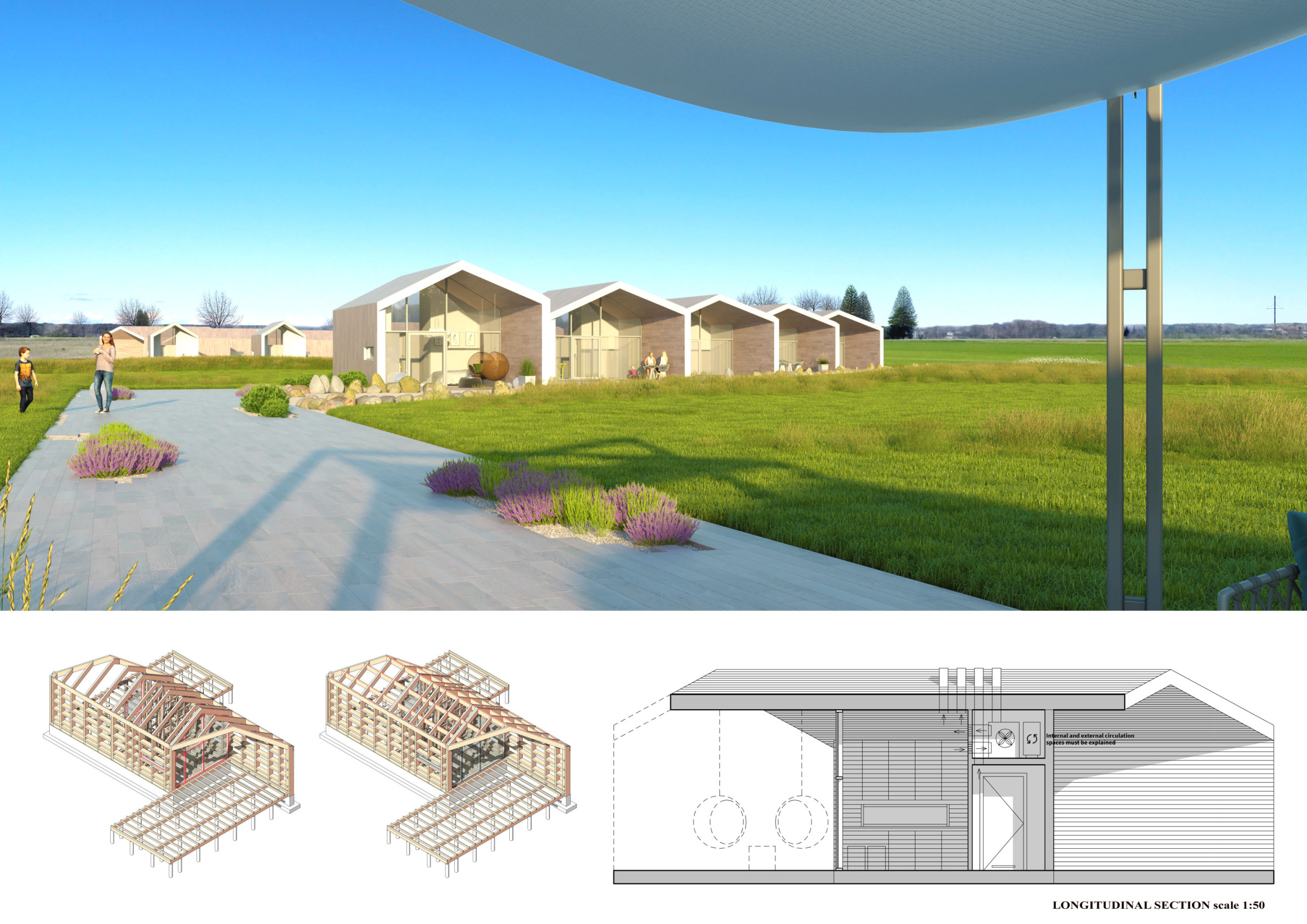 Architecture project // Compact Living with Adaptable Sleeping Options ...