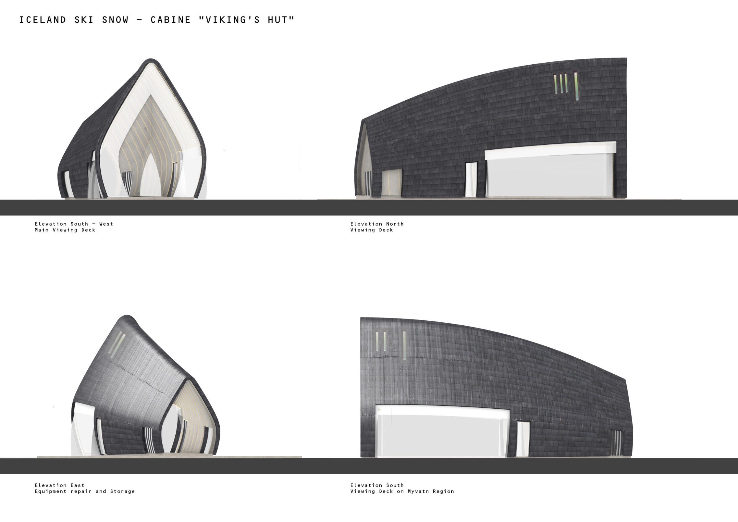 Architecture project // Teardrop Structure Crafted from Local Timber ...