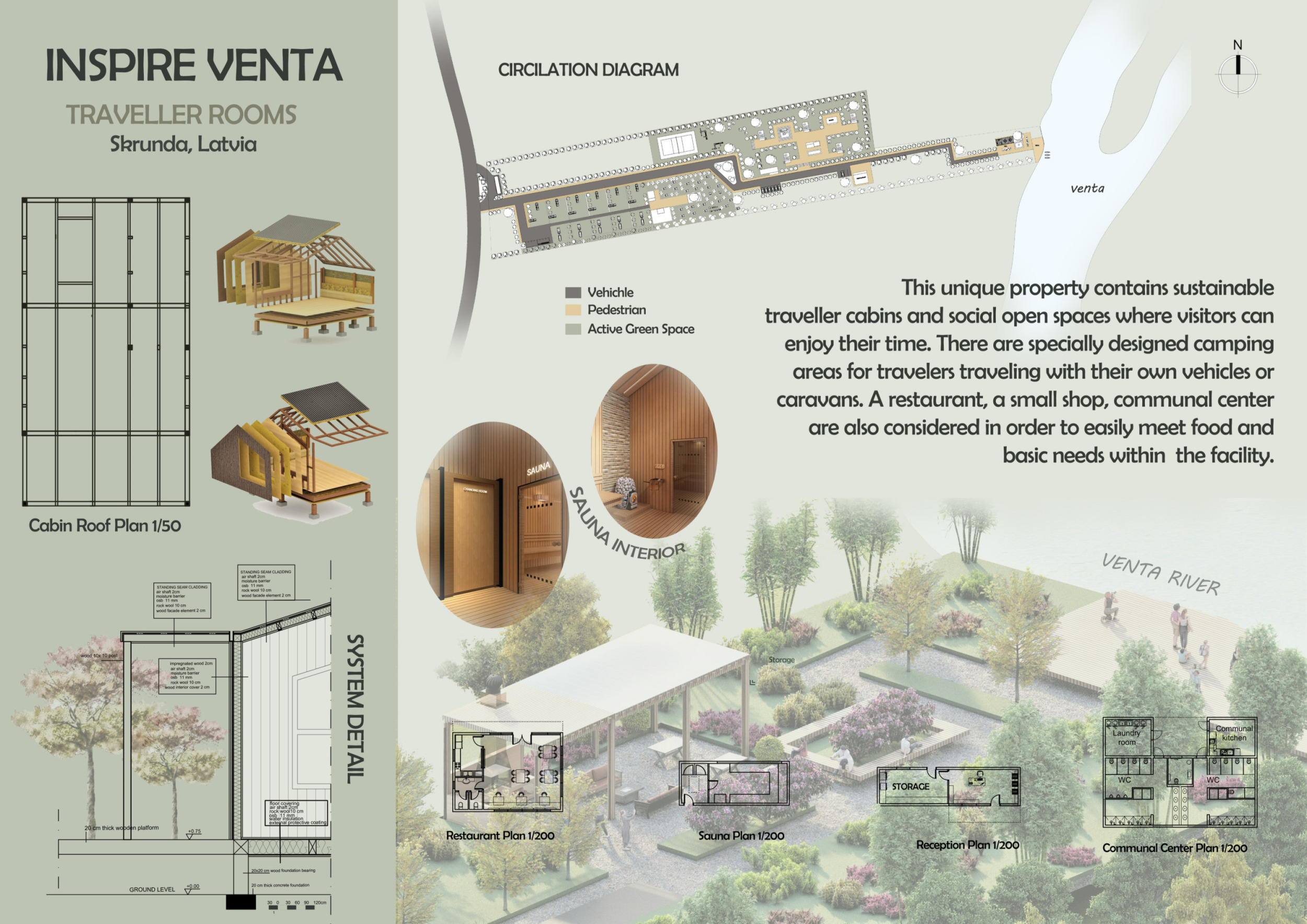 Architecture project // Timber Cabins Elevated Above Nature with Solar ...