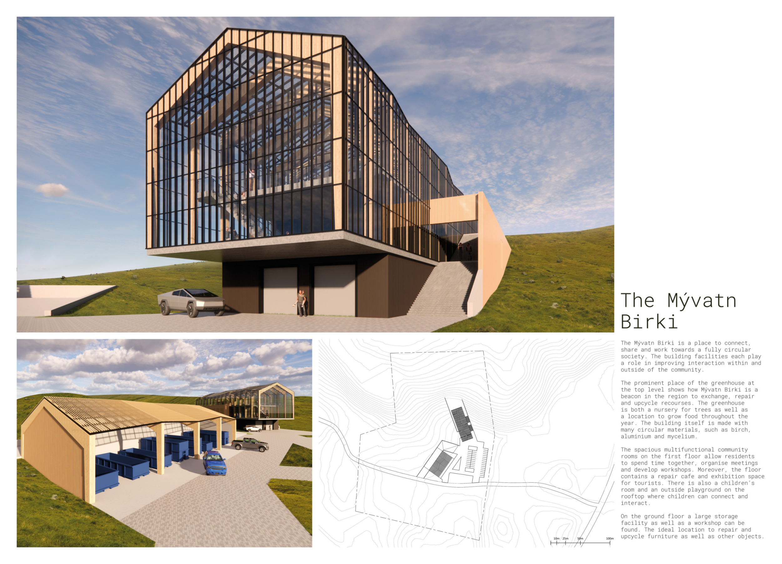 Architecture project // Mycelium Insulation and Birch Structure ...