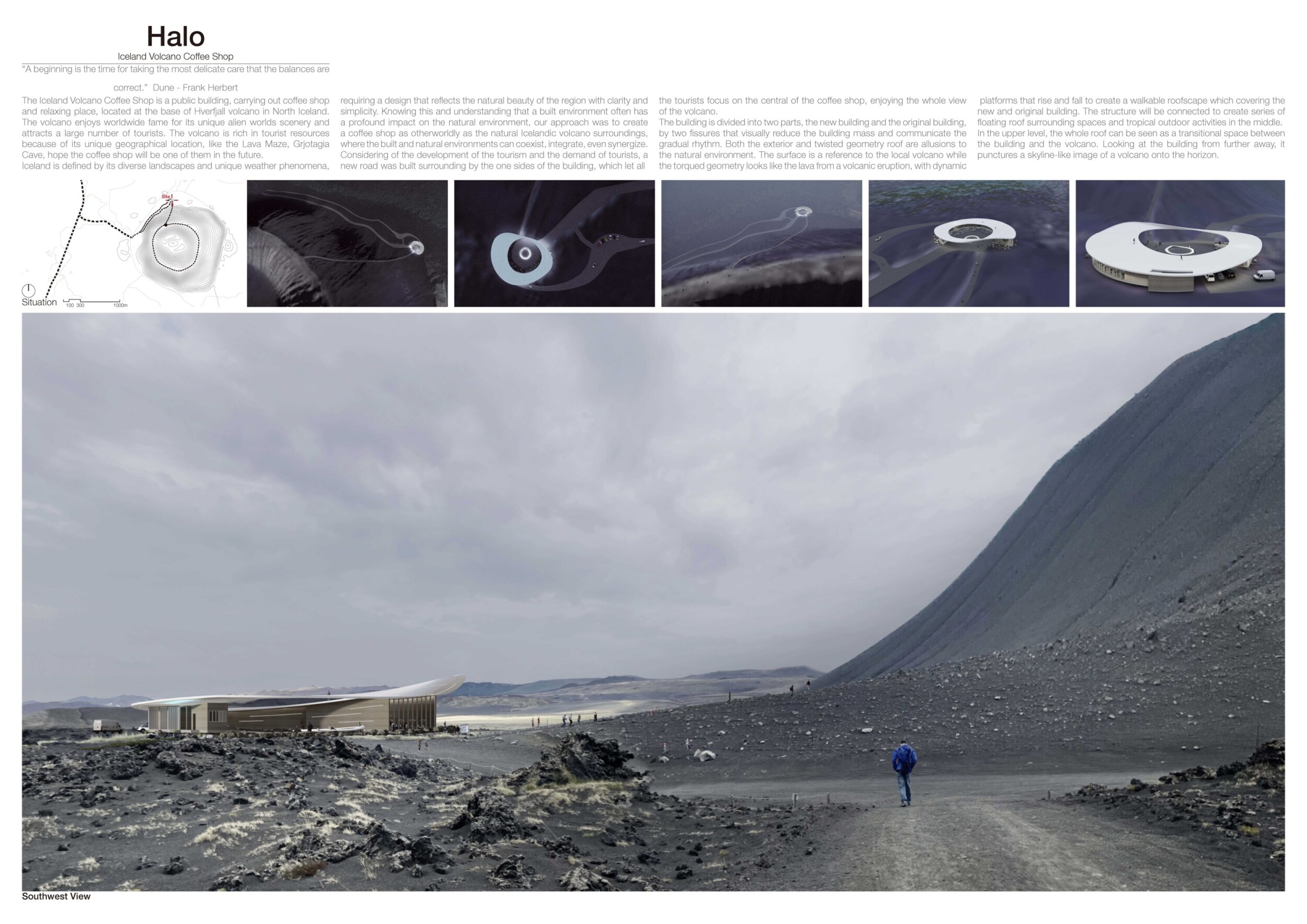 Architecture project // Twisted Roof Structure with Timber Surfaces ...
