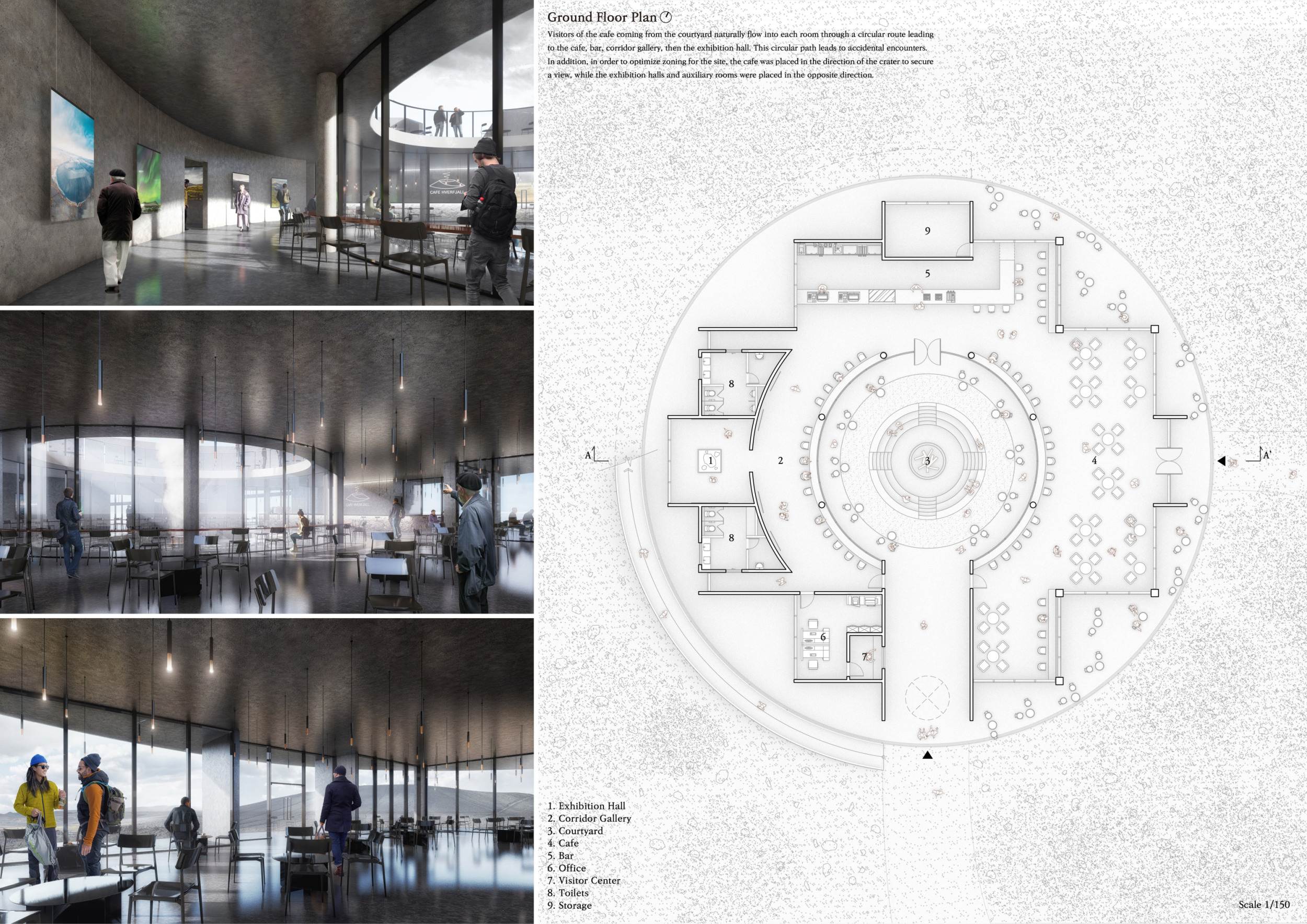 Architecture project // Circular Ramp Design Enhancing Community ...