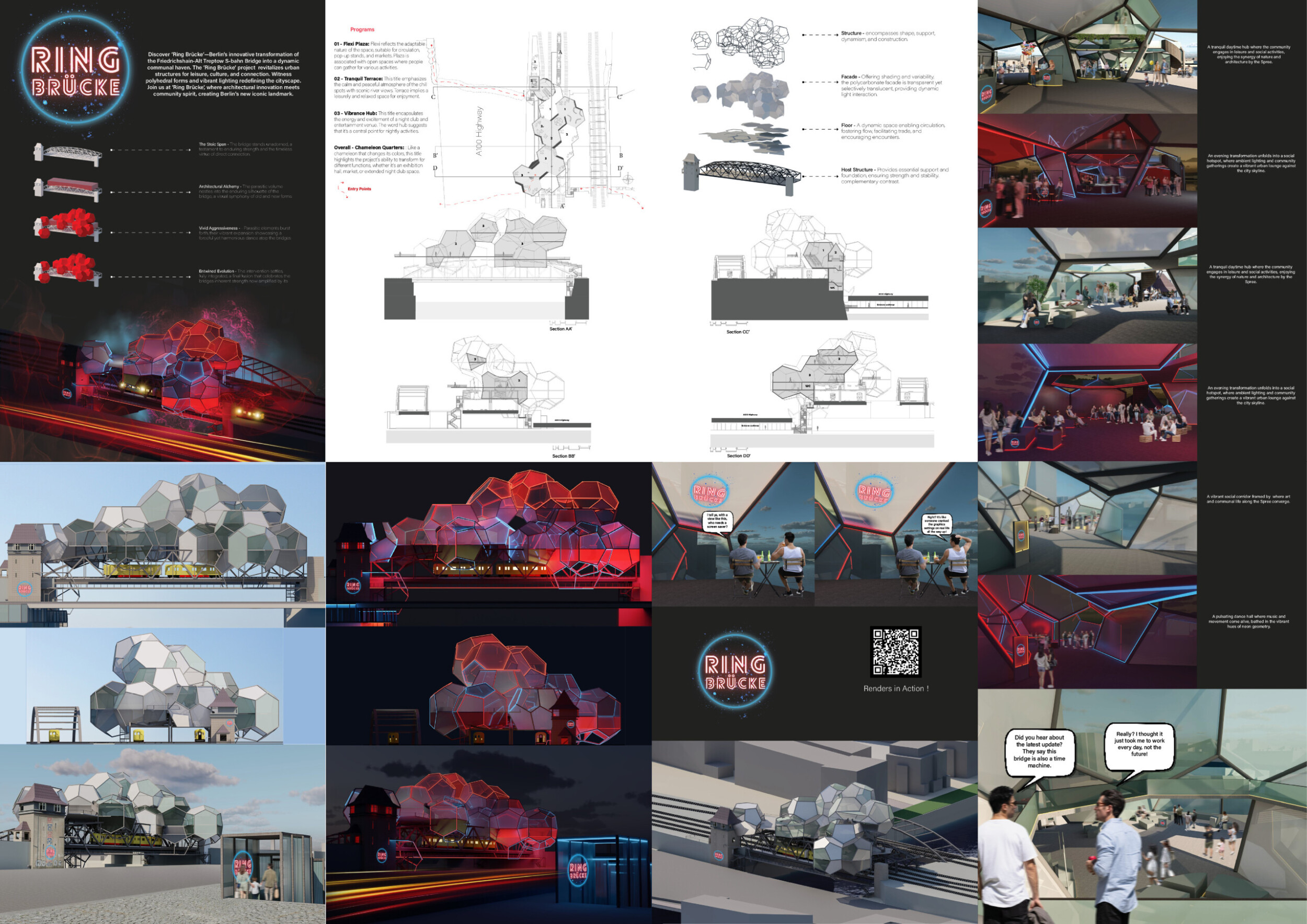 Architecture project // Hexagonal Structure Featuring Composite Panels ...