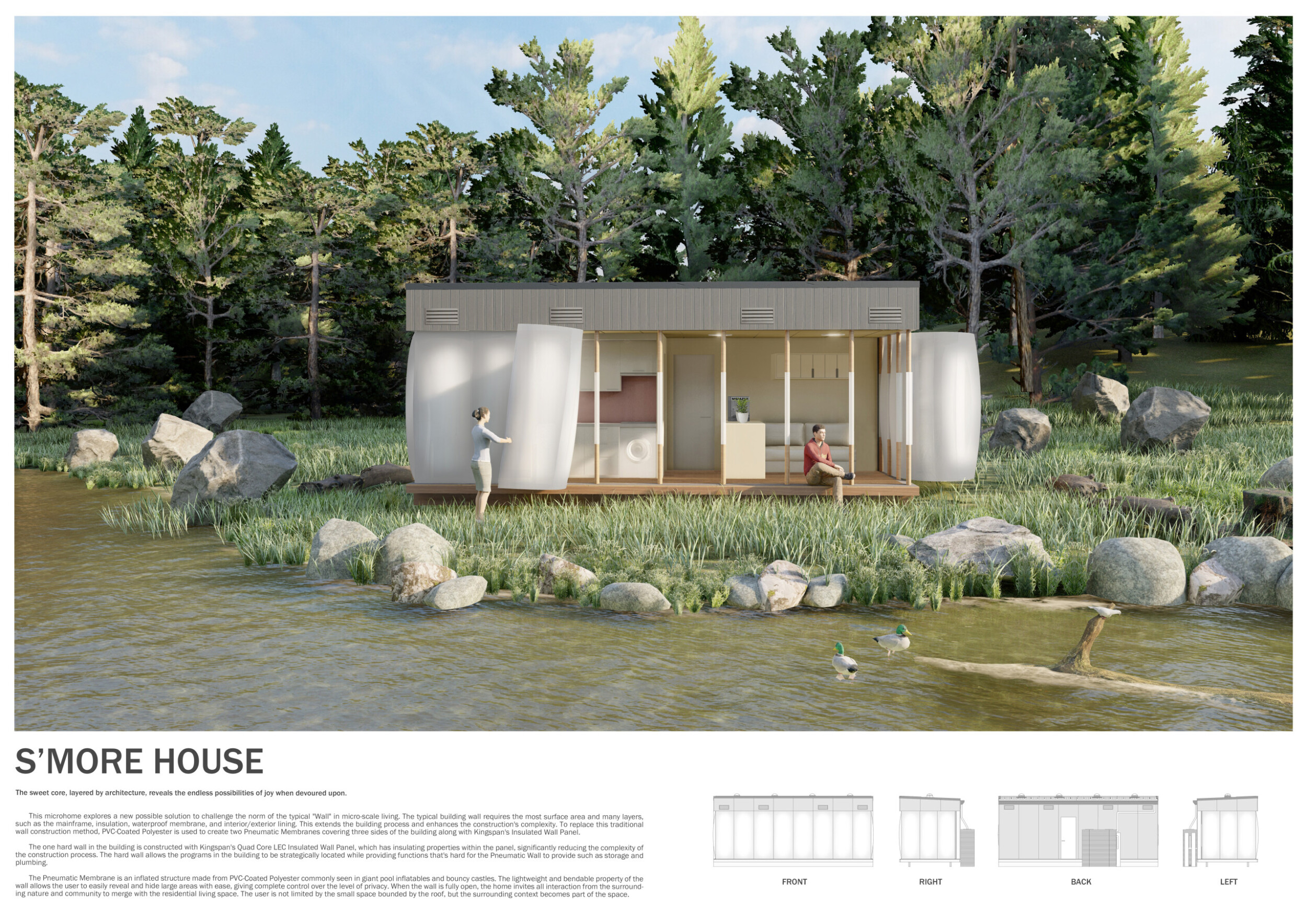 Architecture project // Pneumatic Membrane Walls and Kingspan ...