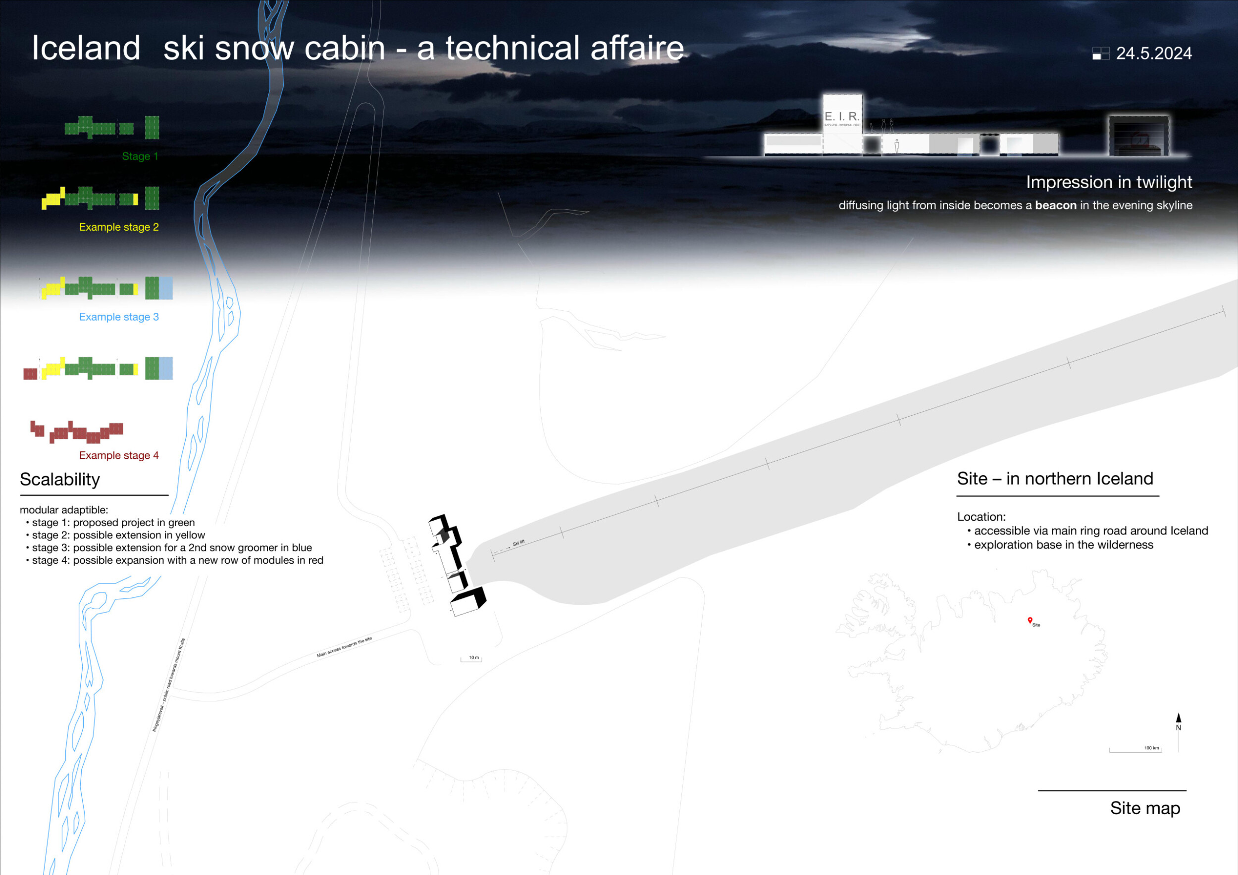 Architecture project // Thermal Efficiency and Transparency in a ...