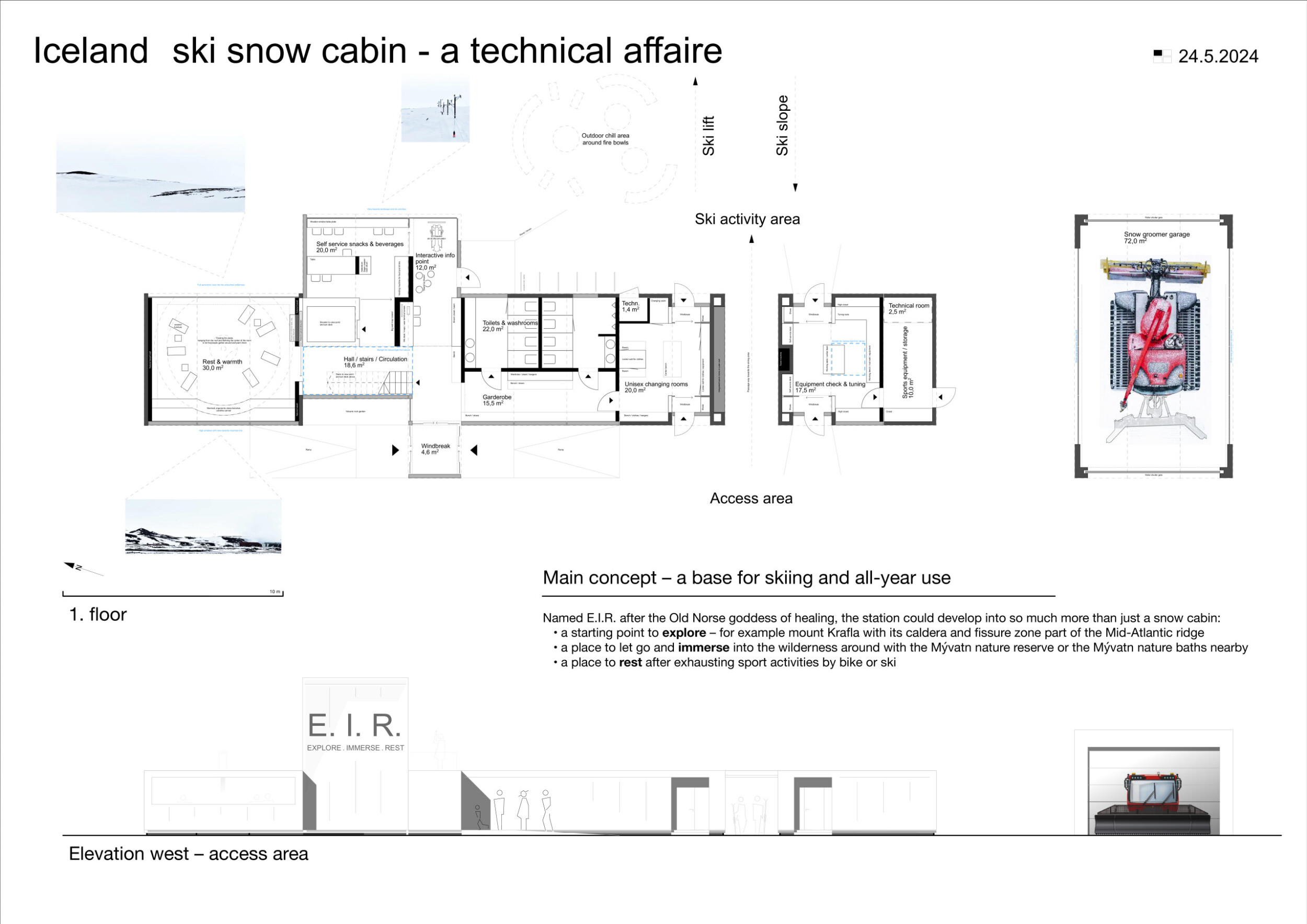 Architecture project // Thermal Efficiency and Transparency in a ...