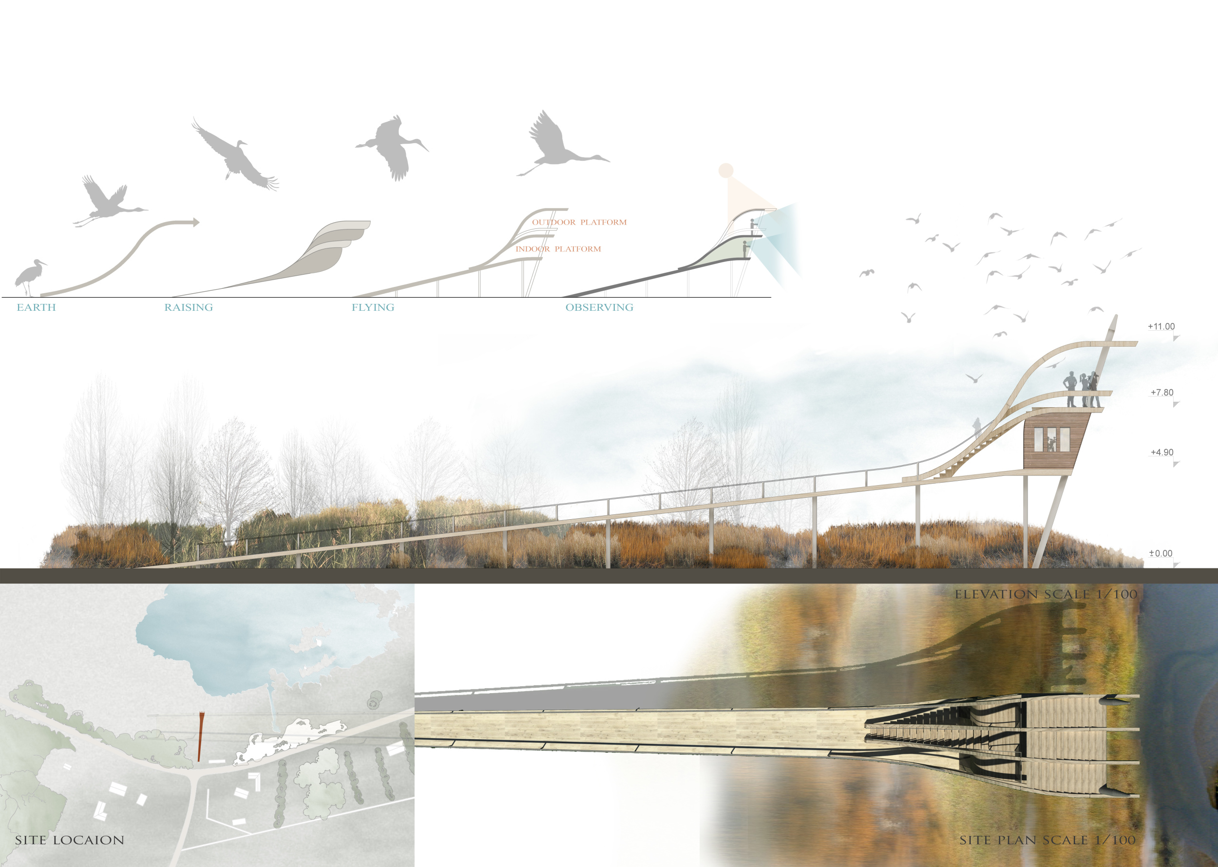 Architecture project // Elevated Walkway Constructed with Tempered ...
