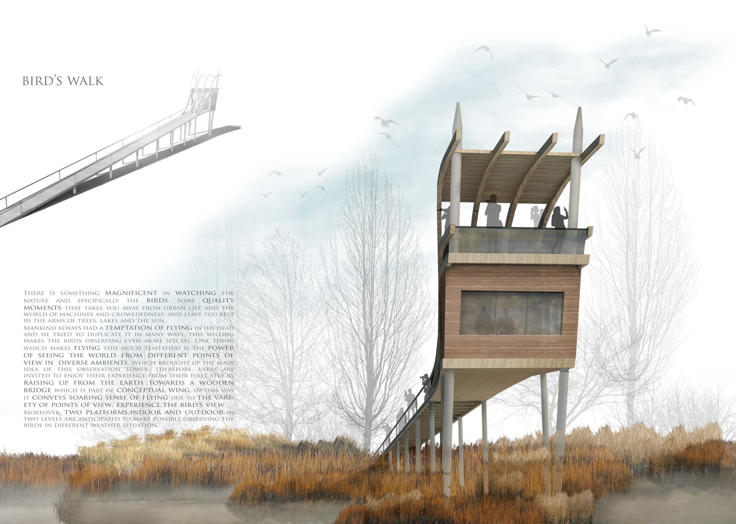 Architecture project // Elevated Walkway Constructed with Tempered ...