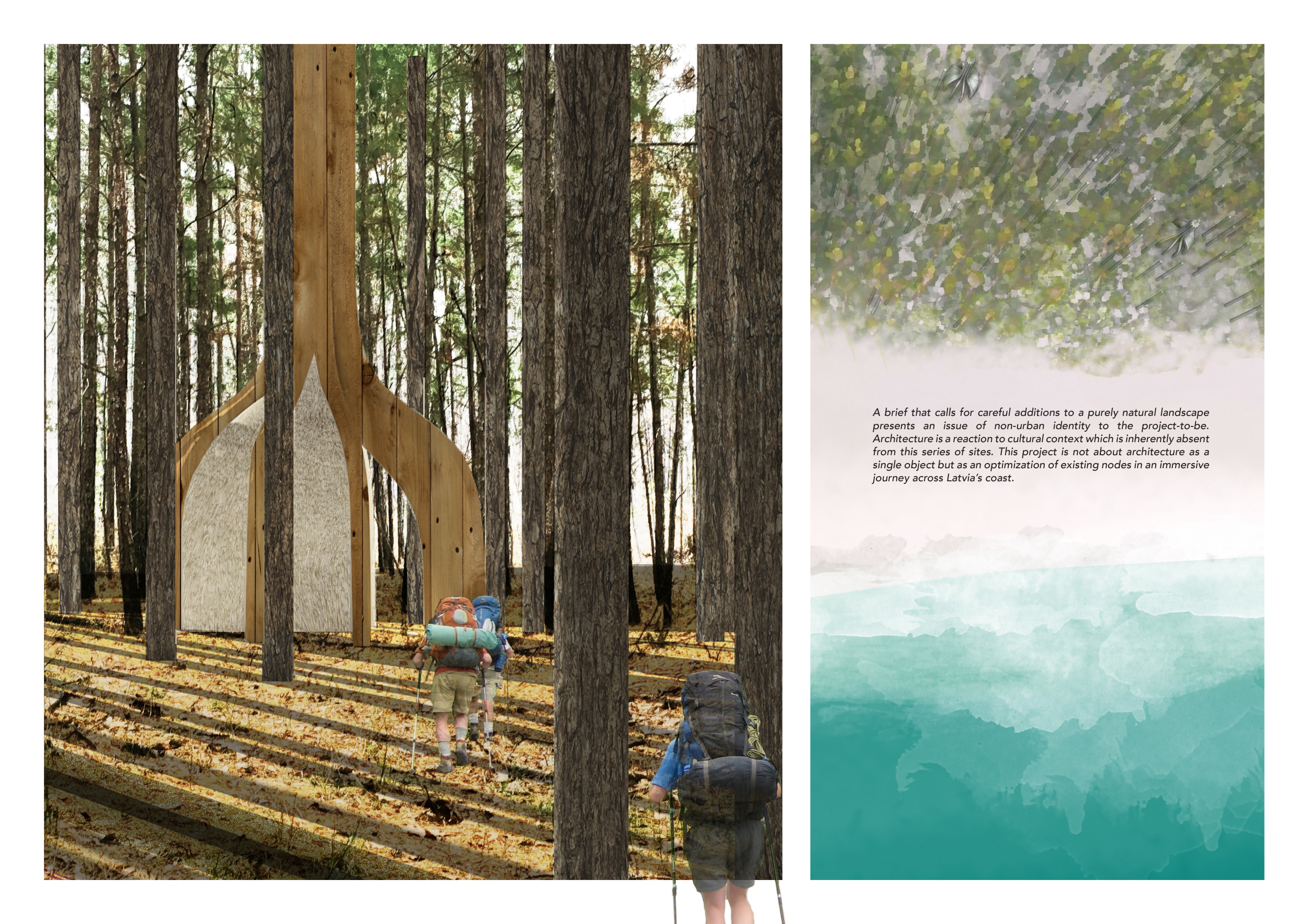 Architecture project // Radial Timber Profiles and Thatch Canopies ...
