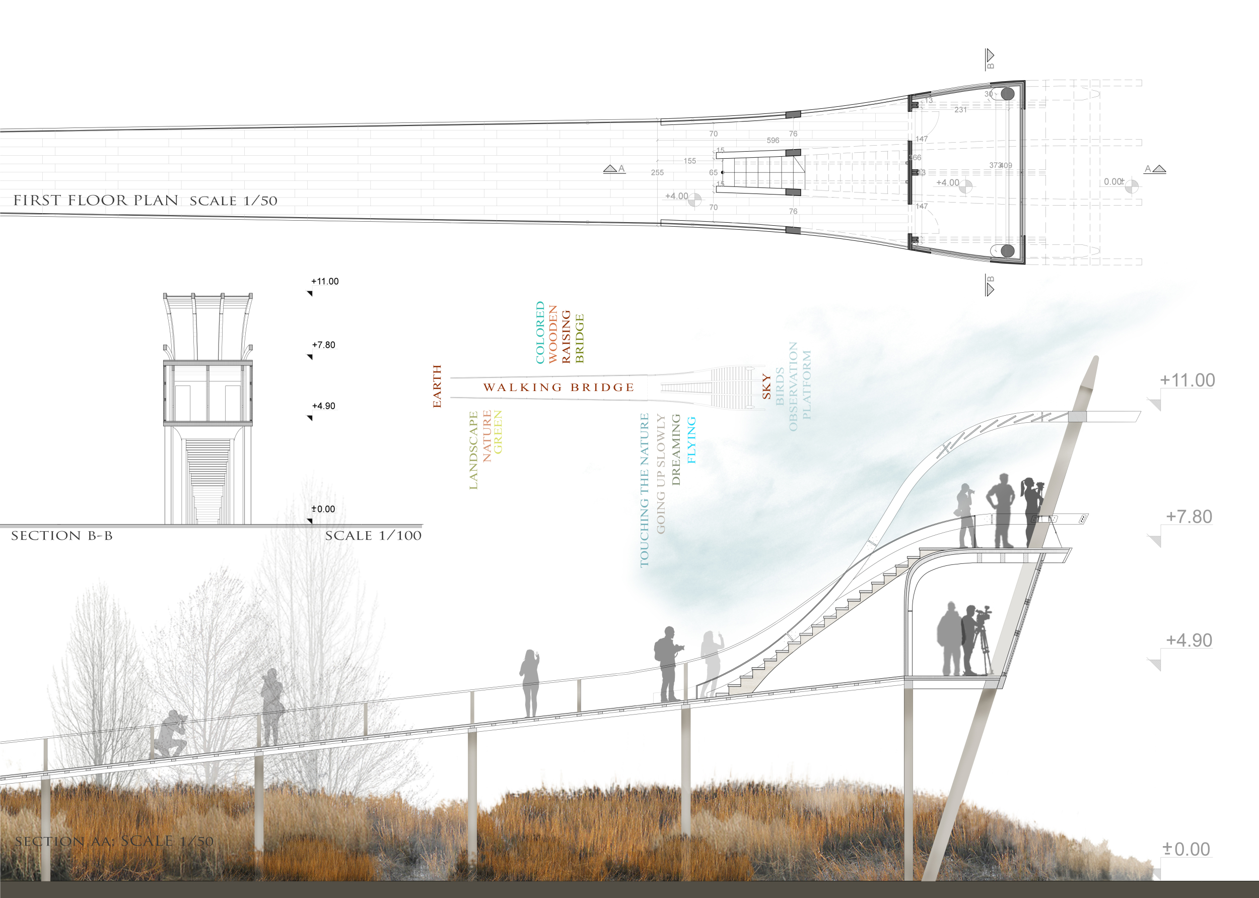 Architecture project // Elevated Walkway Constructed with Tempered ...