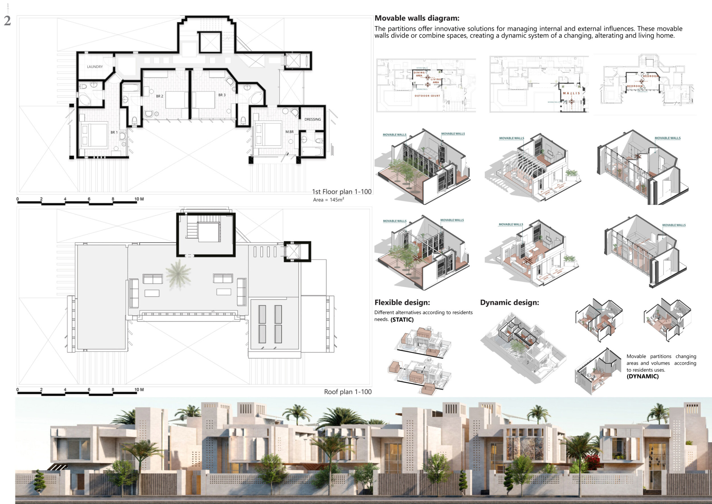 Architecture project // Movable Wall Systems Enhancing Flexibility in ...