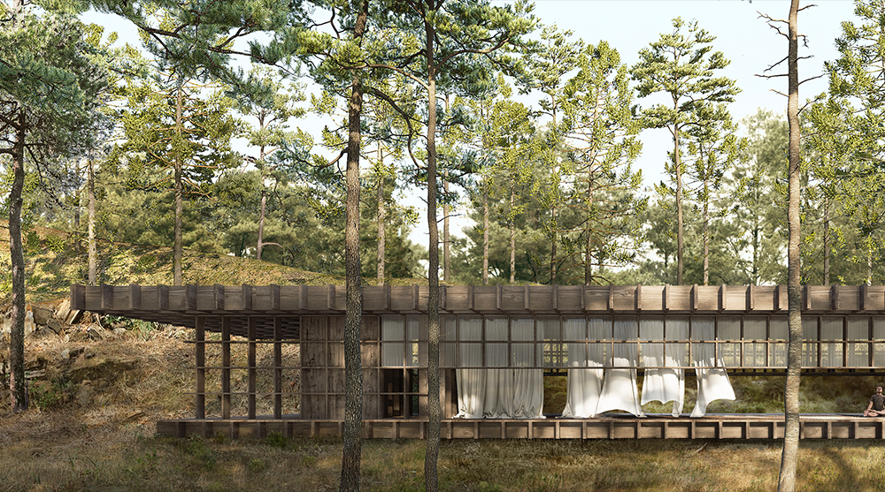 Yoga House on a Cliff Competition Winners