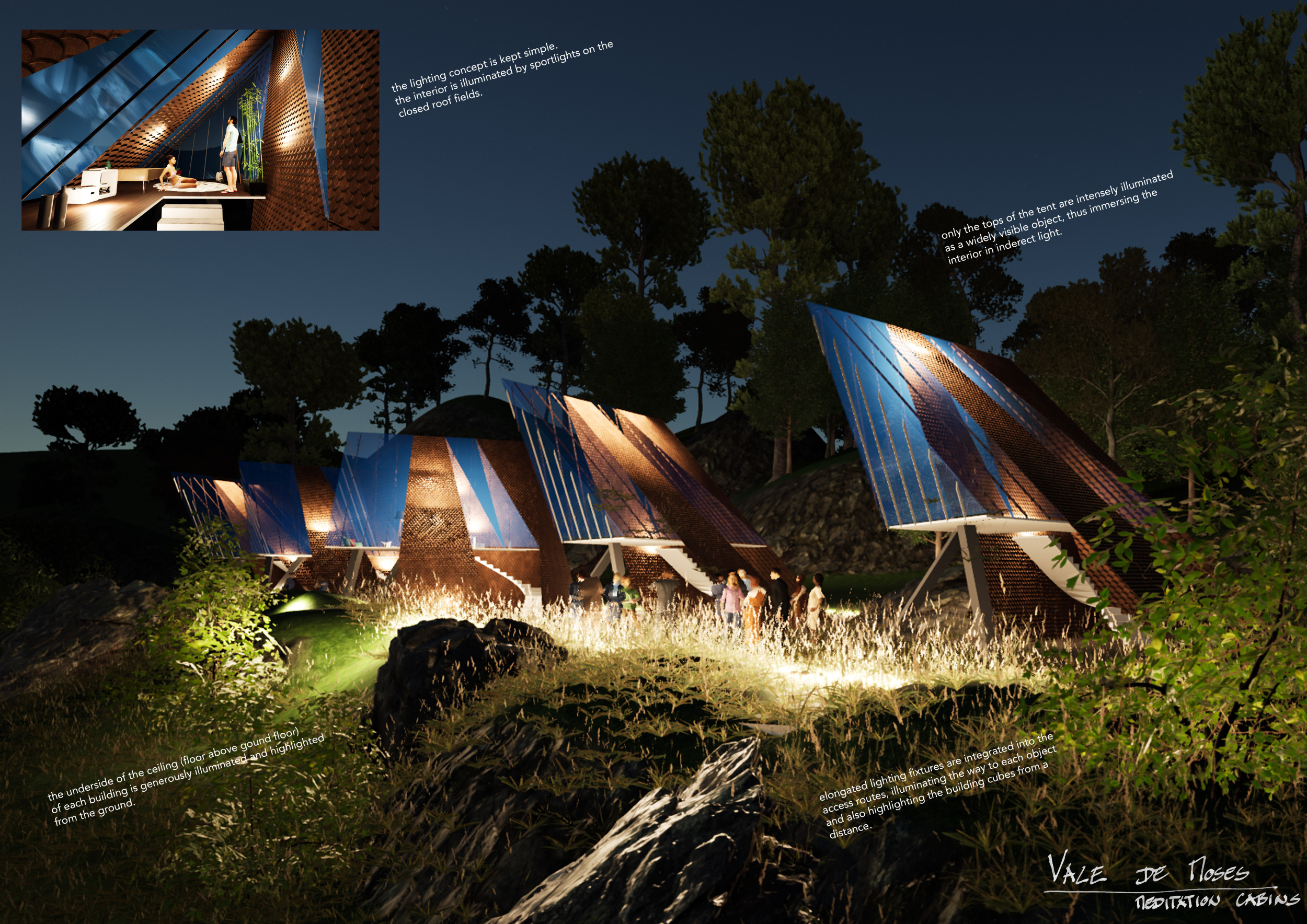 Architecture project // Asymmetrical Tent Roof with Wood Shingles ...