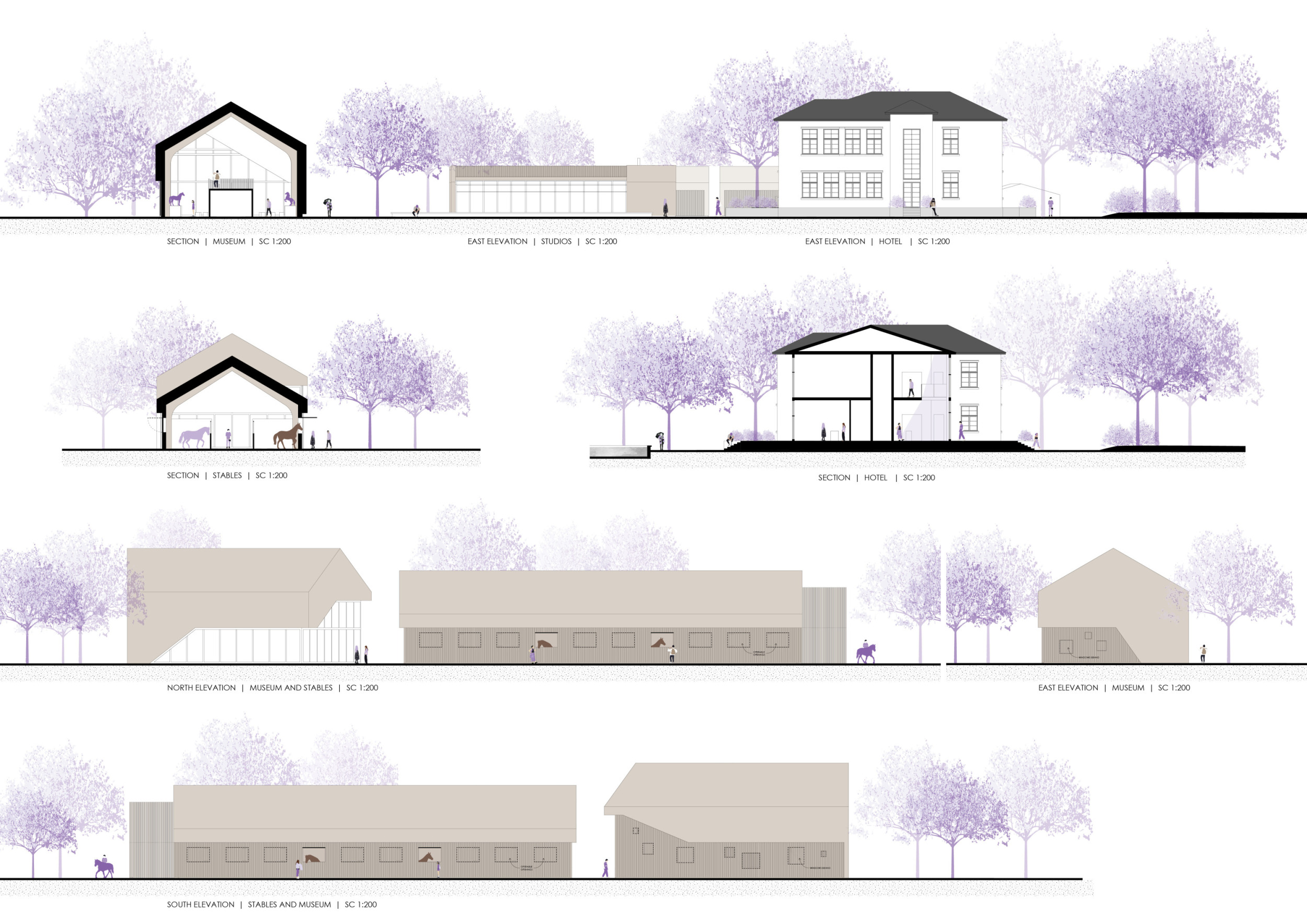 Architecture project // Secluded Sauna and Interactive Learning Spaces ...