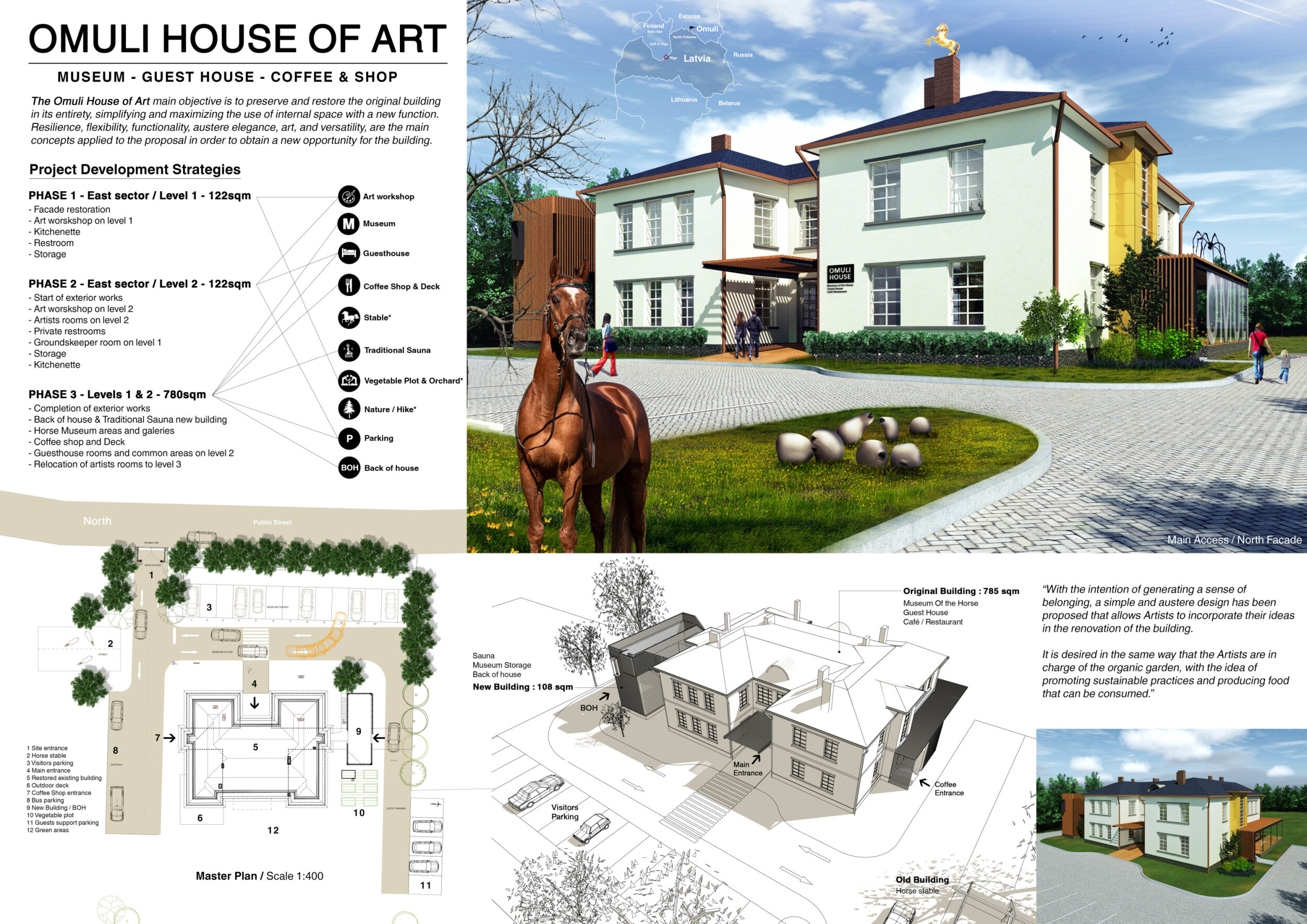 Architecture projects - exhibition layout // Buildner