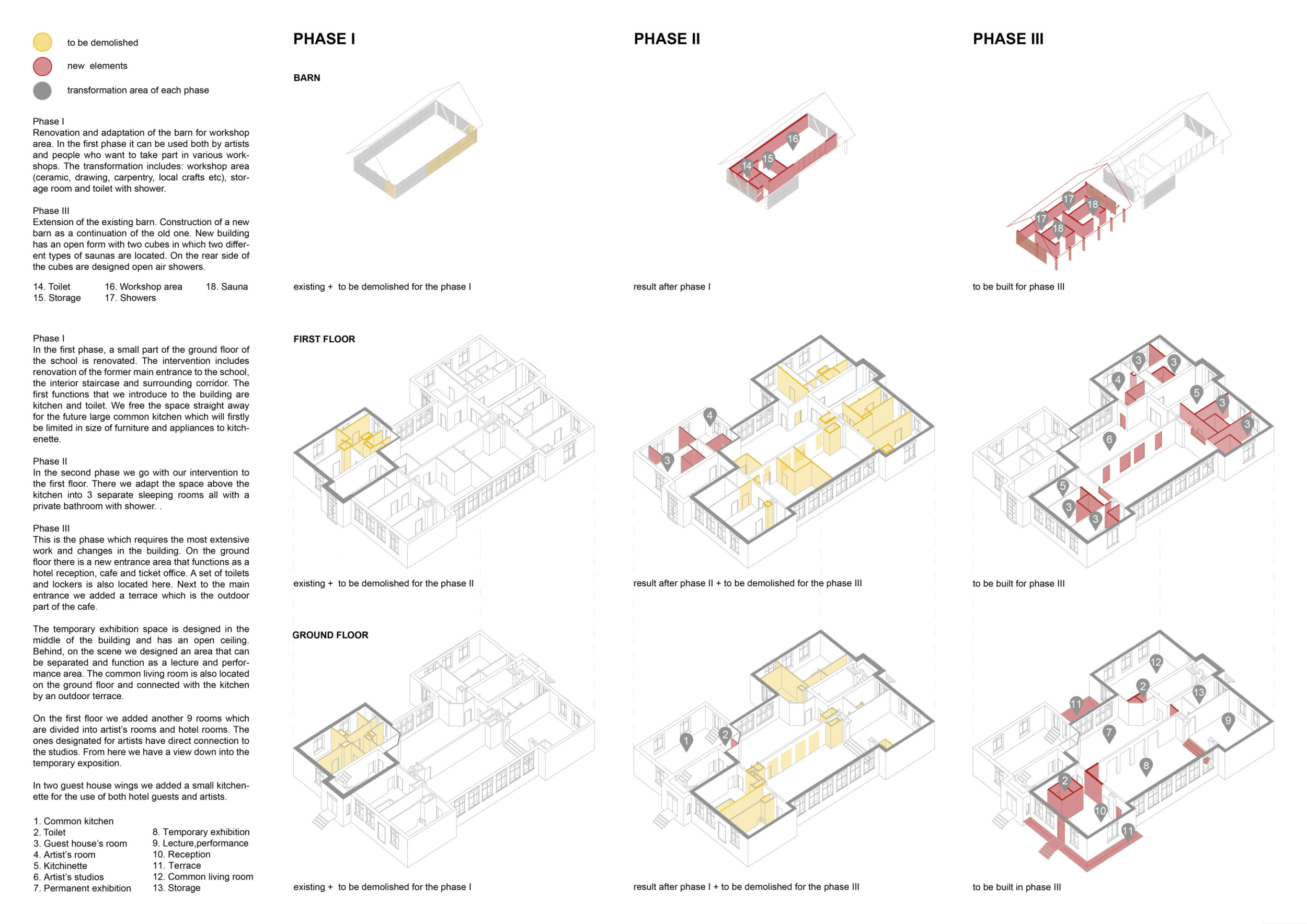 Architecture project // Revitalized Barn with Clay Plaster and ...