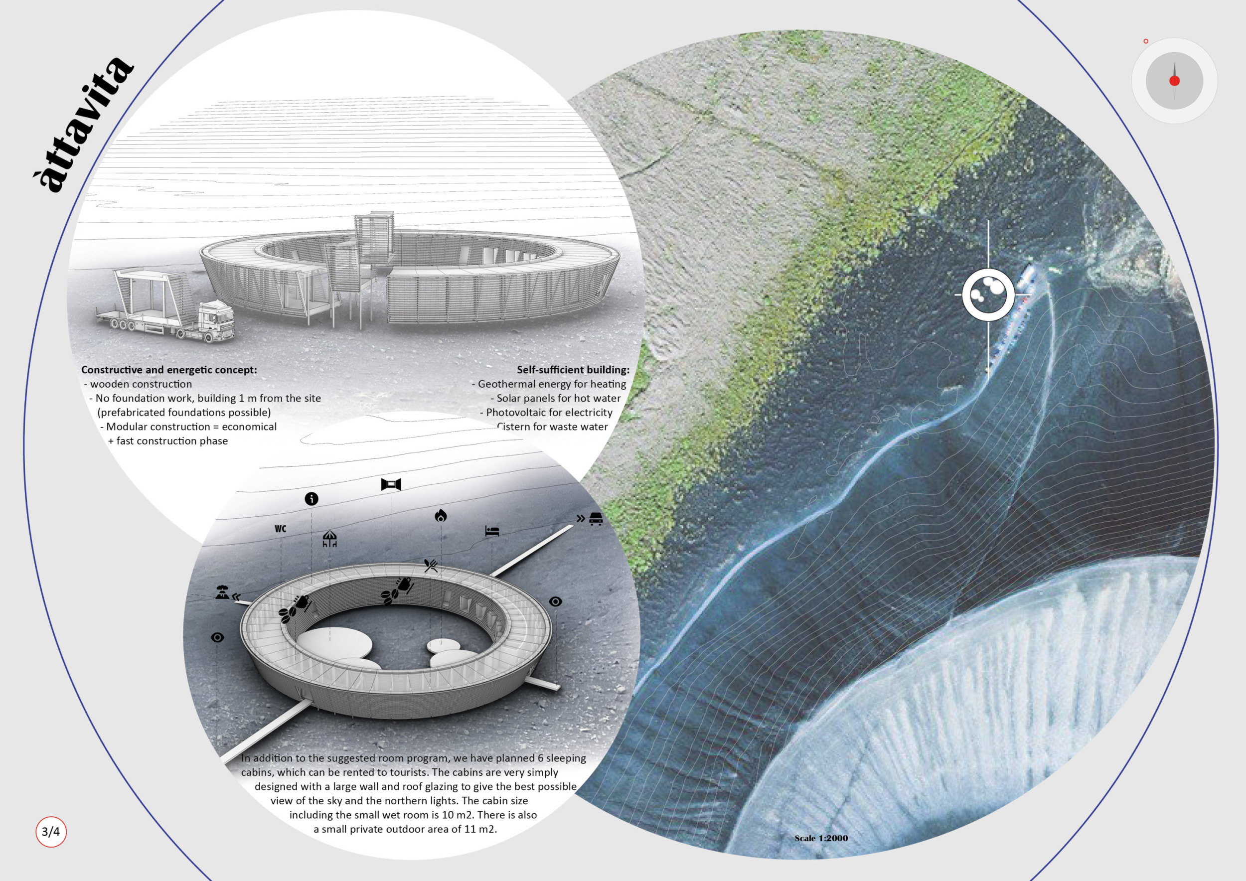 Architecture project // Circular Gathering Space with Prefabricated ...