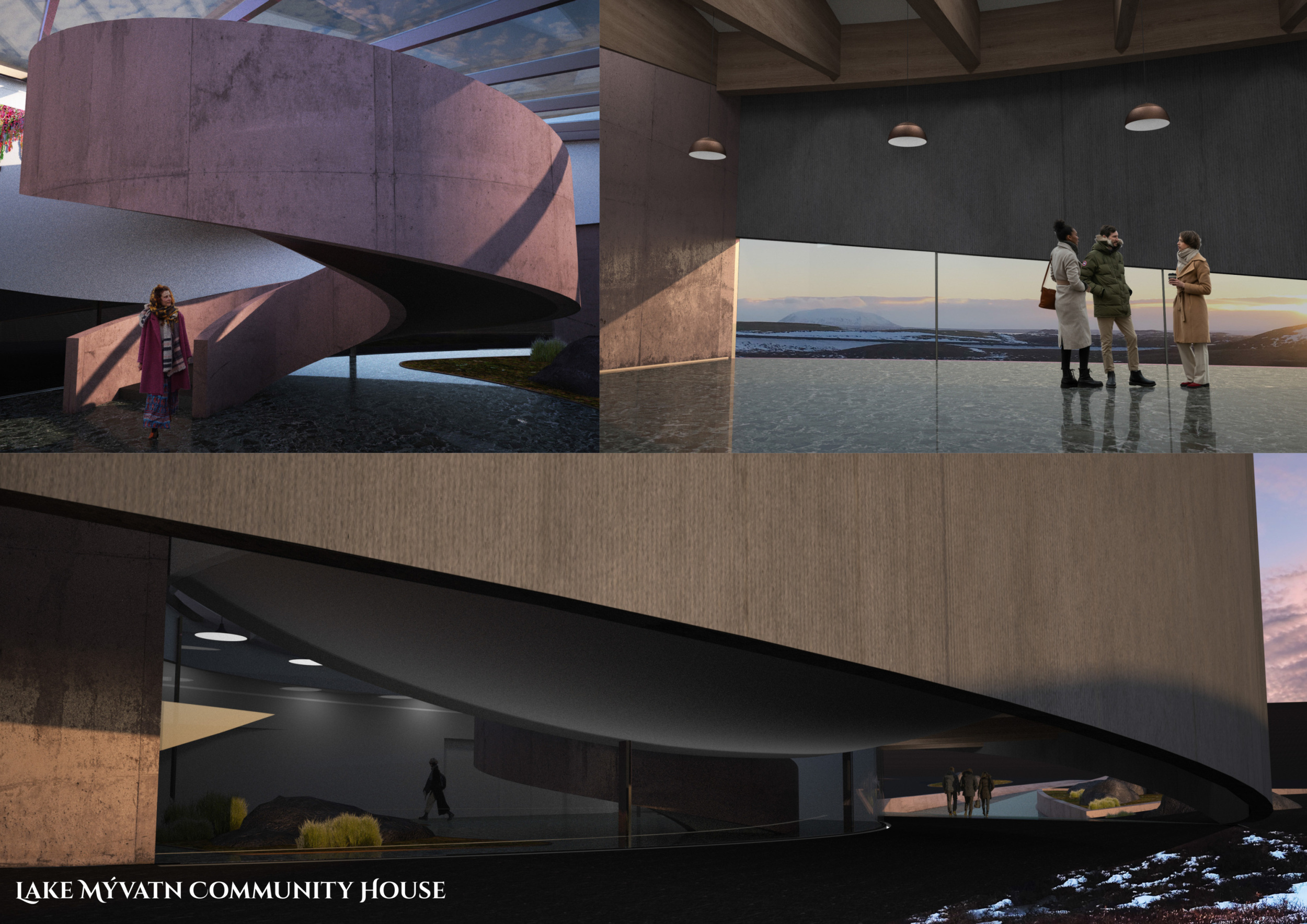 Architecture project // Glulam Structures and Winter Garden Integration ...