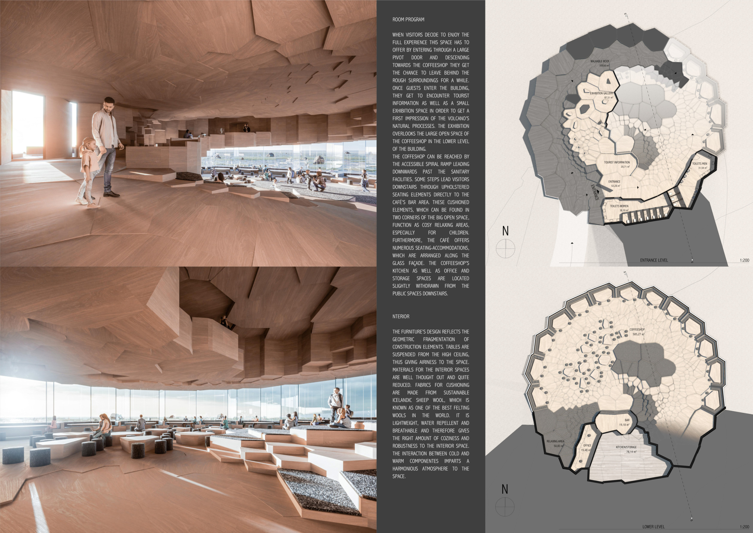 Architecture project // Basalt Pillars and Glass Facades at a Volcano ...