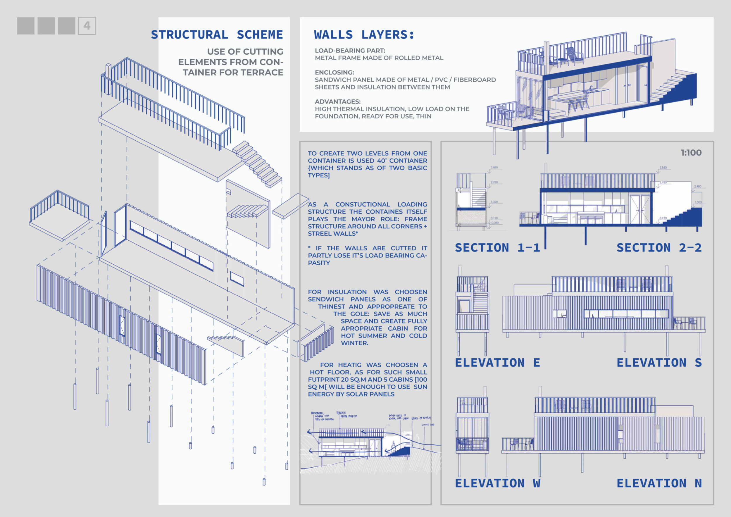 Architecture project // Repurposed Shipping Containers Embrace Nature ...