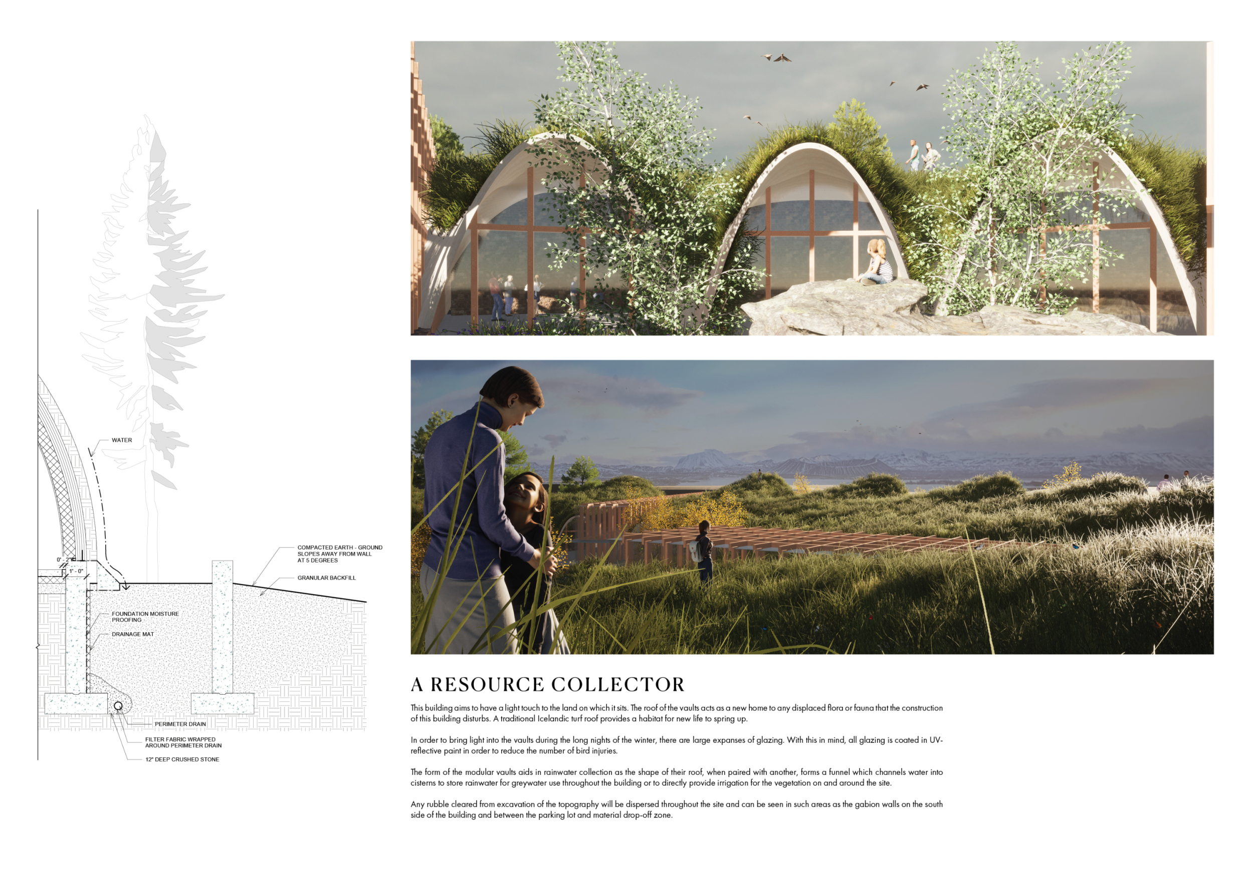 Architecture project // Modular Tile Vaults and Local Stone Create a ...