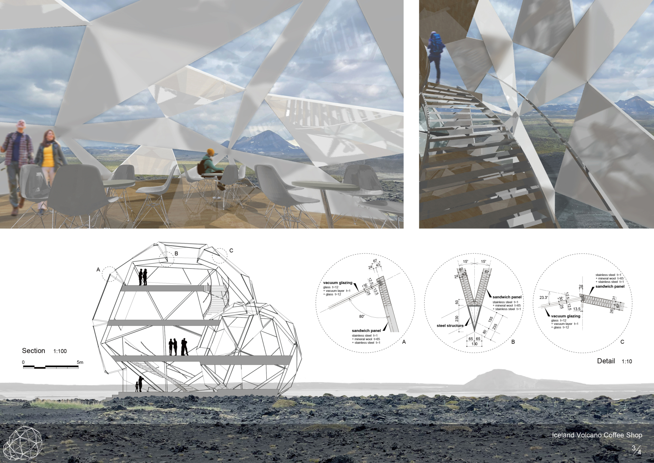 Architecture project // Spherical Volumes with Vacuum Glazing Enhancing ...