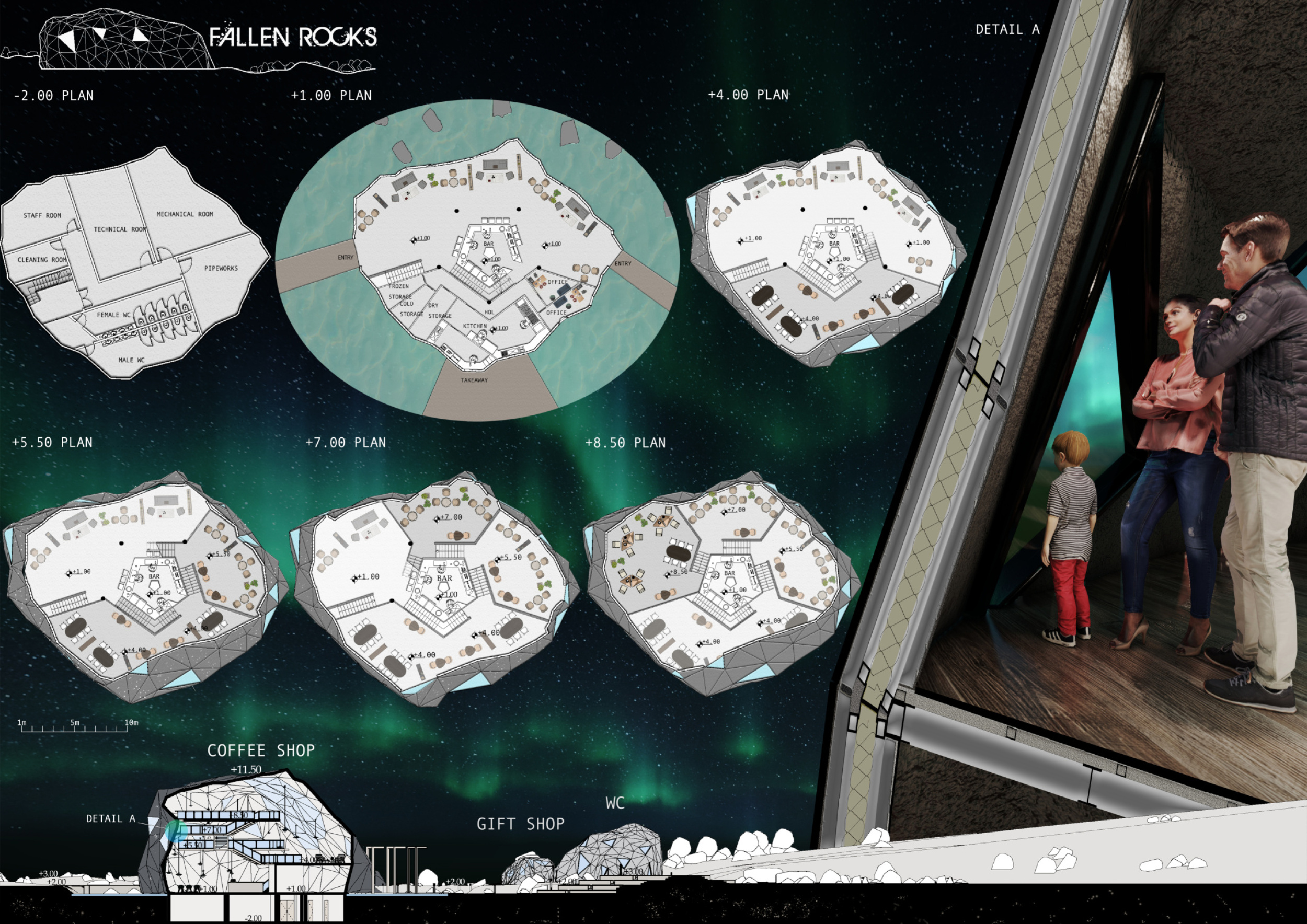 Architecture project // Fire-Safe Stone Panels Enhancing Visitor ...