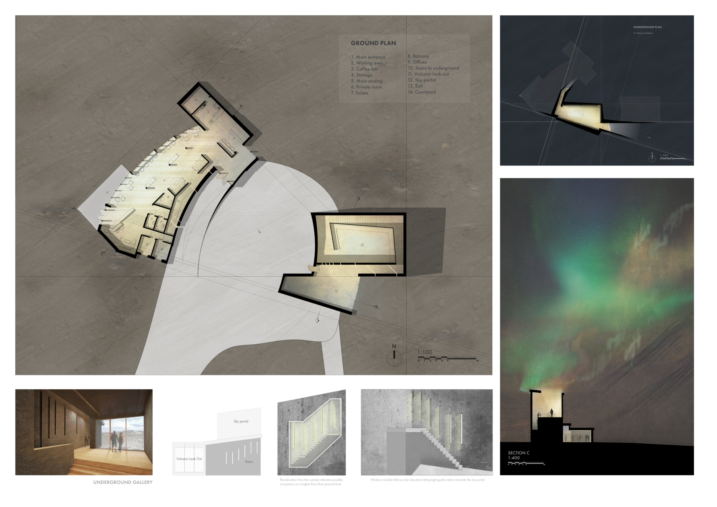 Architecture project // Framing Views with Basalt and Wood in a ...